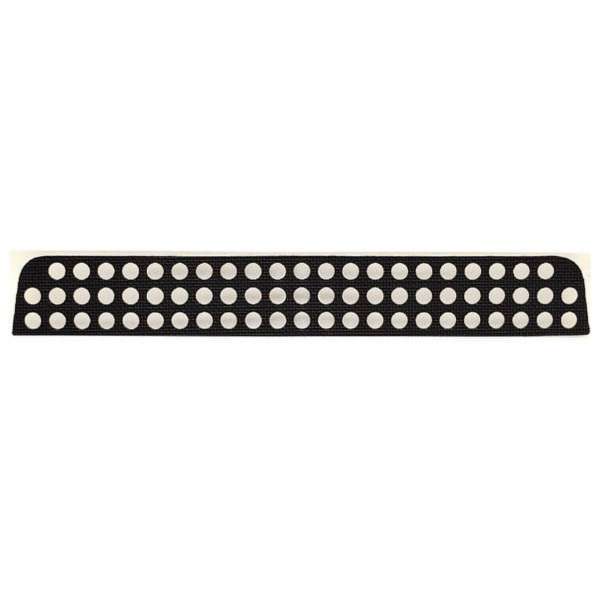 Mastercraft Black 19 7/8 x 2 3/4 Inch Adhesive Rubber Boat Non Skid Mat ...