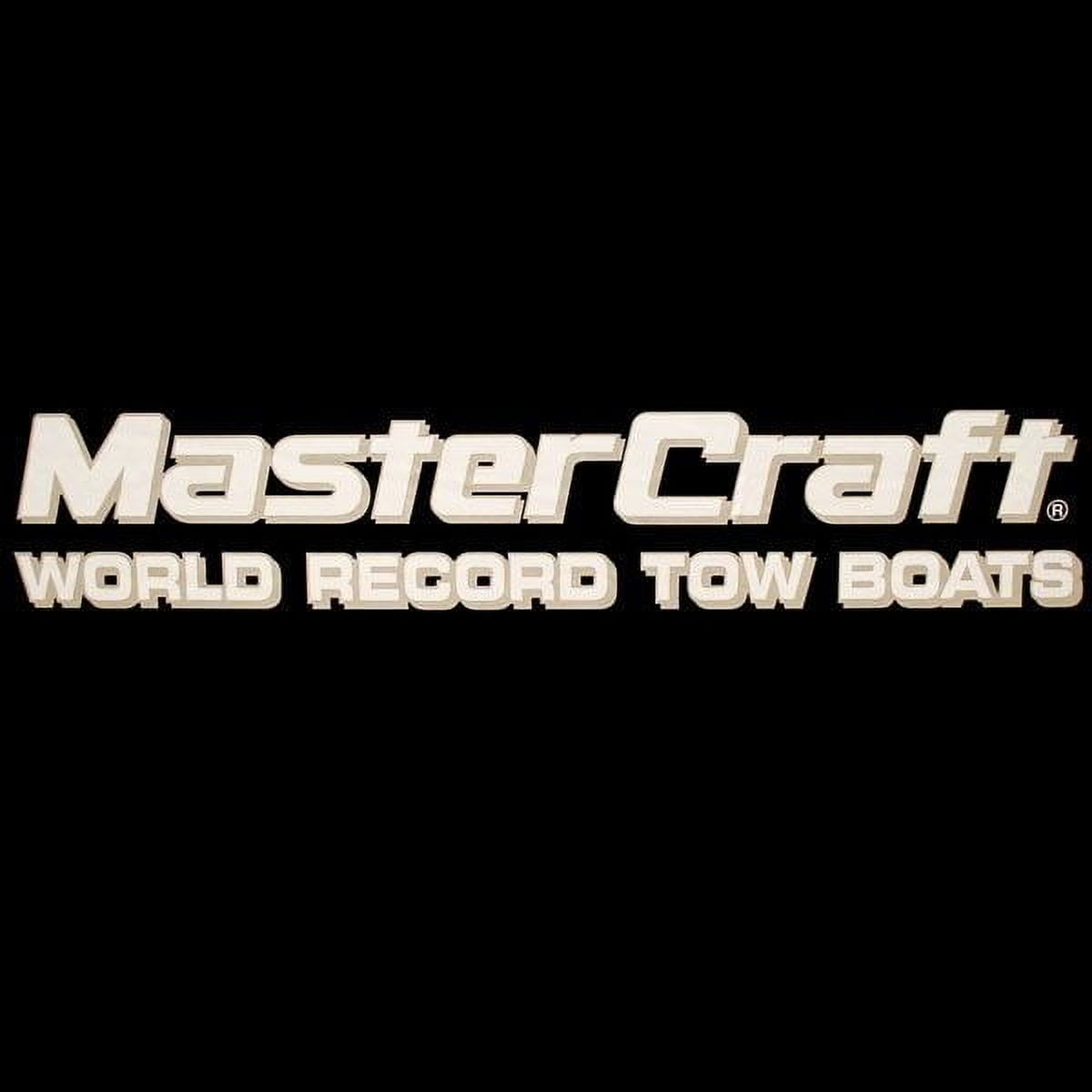 Mastercraft Boat Emblem Decal Sticker | World Record Towboats Ivory ...