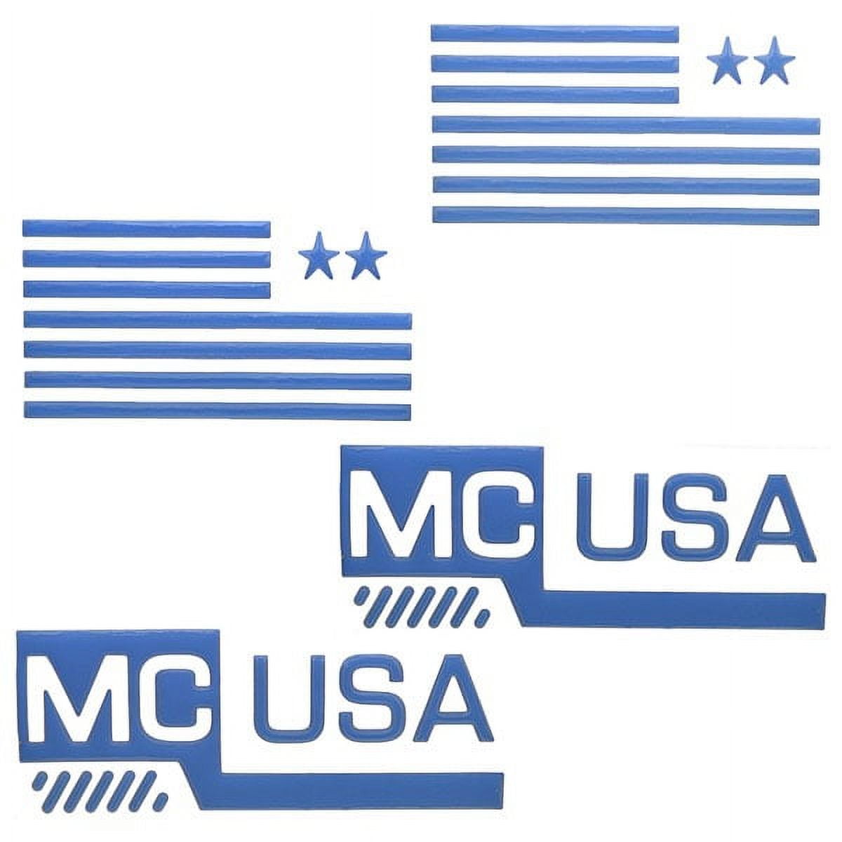 Mastercraft Boat Raised Decals 7506125K | 8 Inch Blue (Set of 4 ...