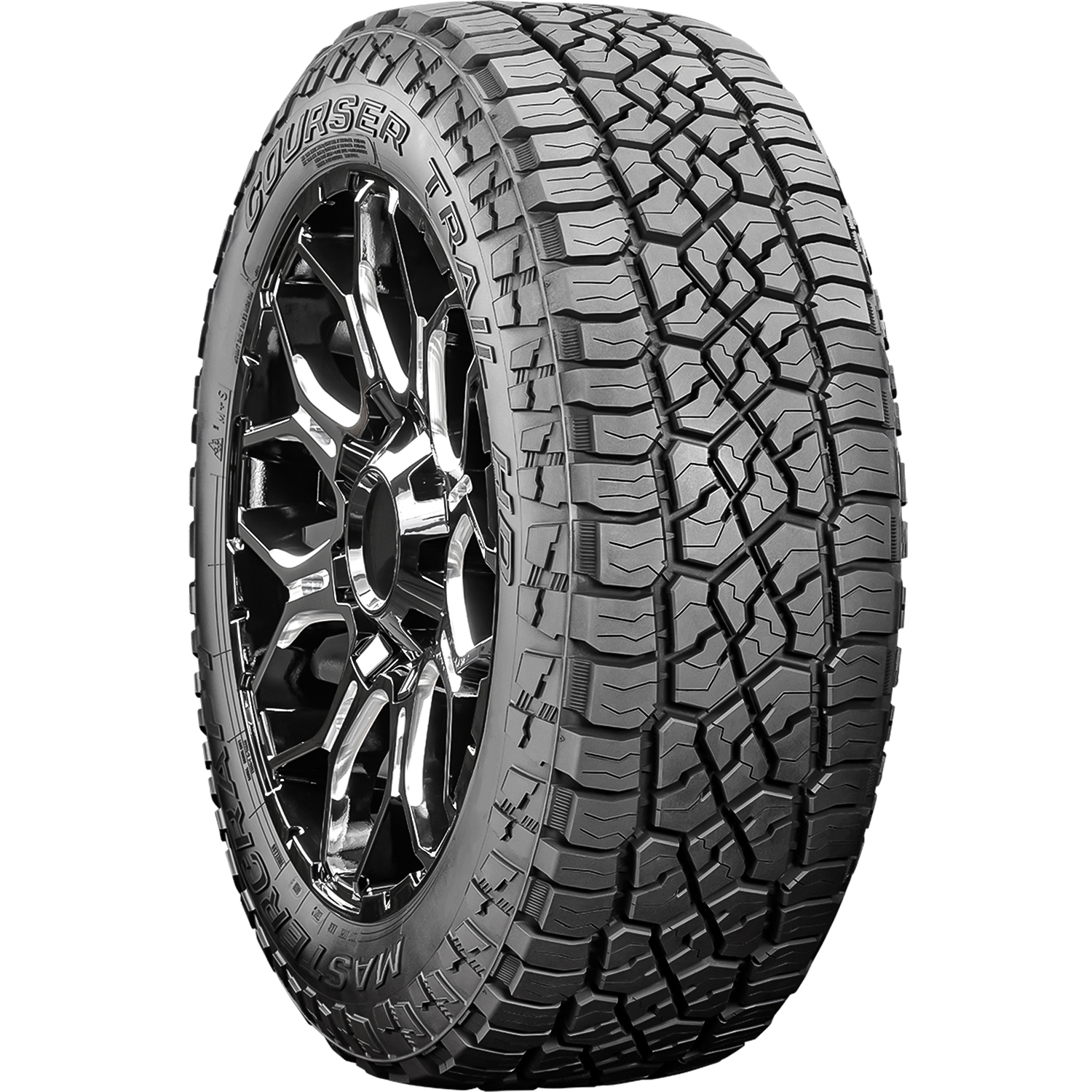 Mastercraft COURSER TRAIL AT HD LT315/70R17 121/118S E/10 BW Tire Fits ...