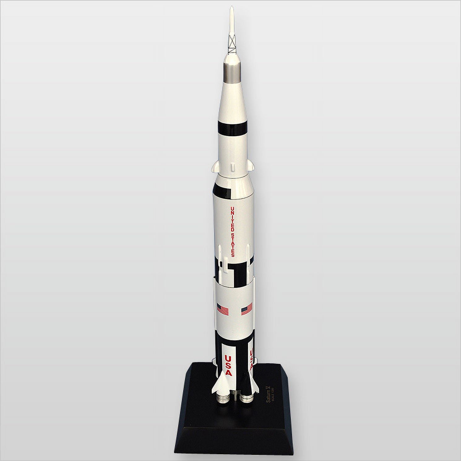 Mastercraft Collection NASA Saturn V Rocket w/ Apollo Model Scale:1/200 ...