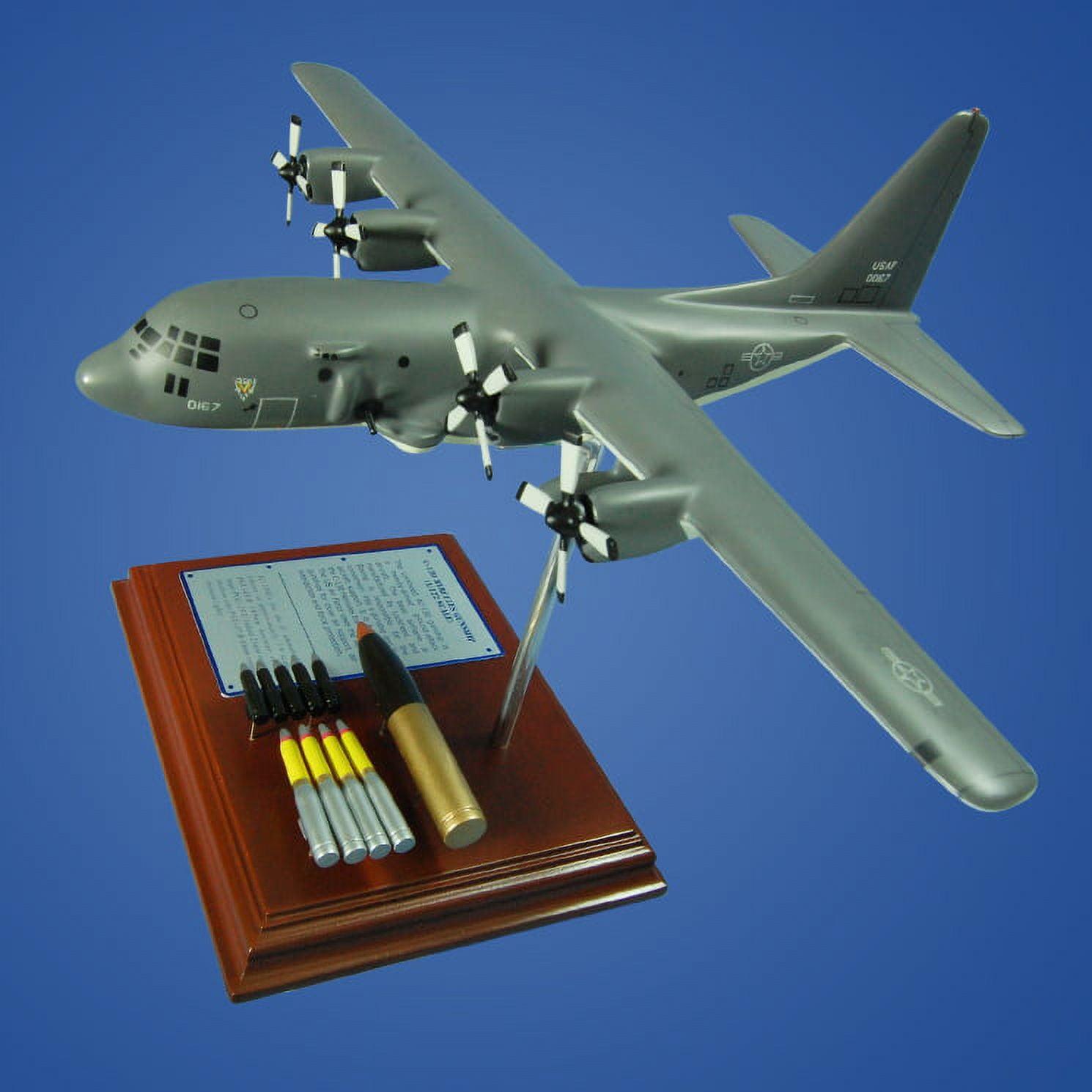 Mastercraft Collection PW10061 C-130 Hercules Gunship Model - Walmart.com