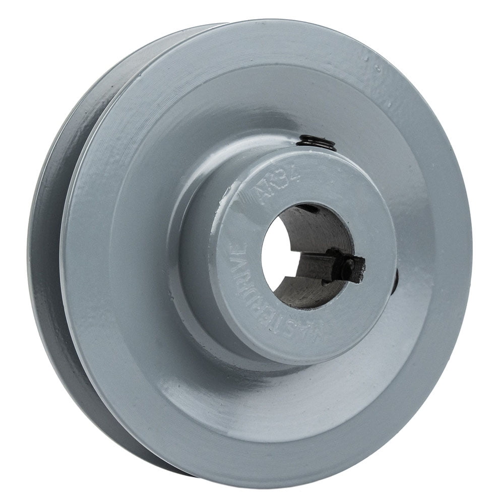 Masterdrive AK34-5/8 Cast Iron 3.5" Single Groove Pulley V Style ...