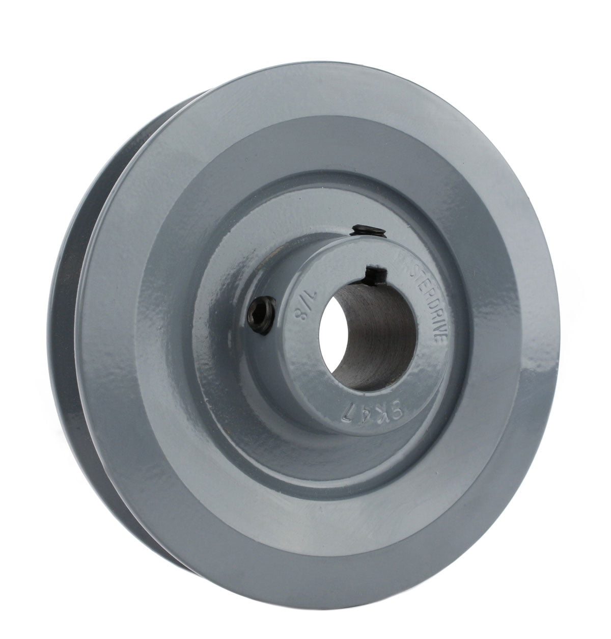 Masterdrive BK47-7/8 Cast Iron 4.5 " Single Groove Pulley V Style B ...