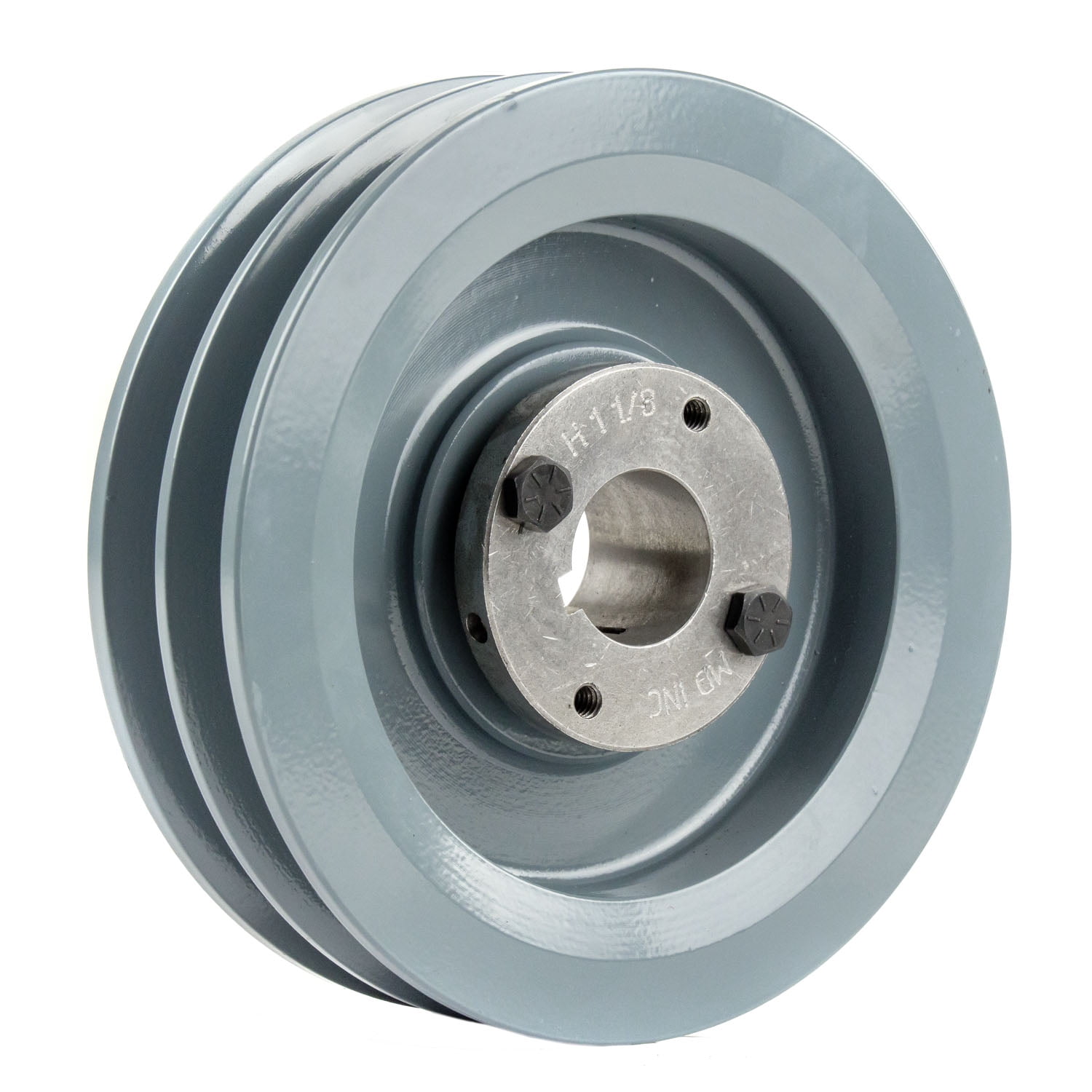 Masterdrive Cast Iron 6.25" Dual Groove Pulley Belt B Section 5L with 1 ...
