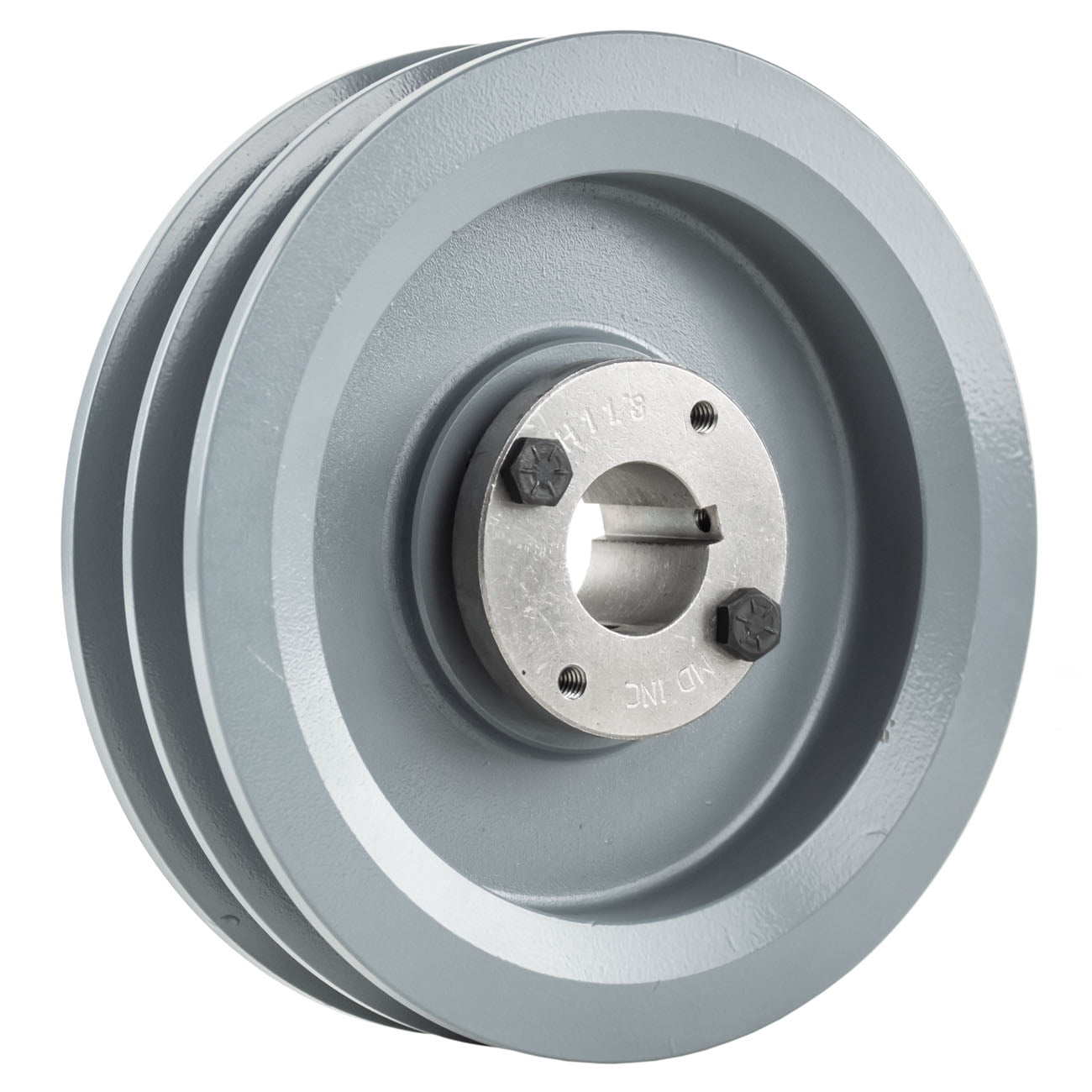 Masterdrive Cast Iron 6.75" Dual Groove Pulley Belt B Section 5L with 1 ...