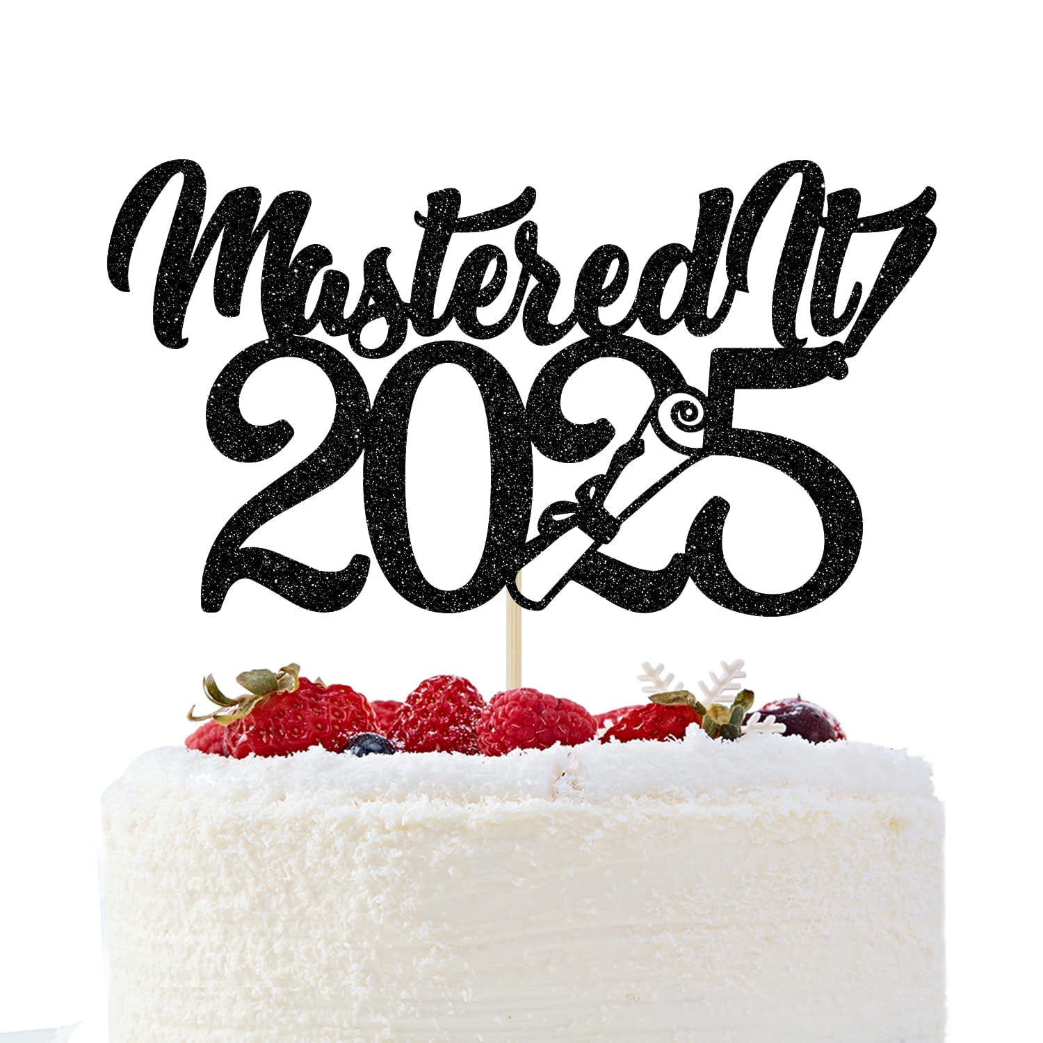 Mastered It 2025 SCH4 Cake Topper, Masters Graduation Decorations ...