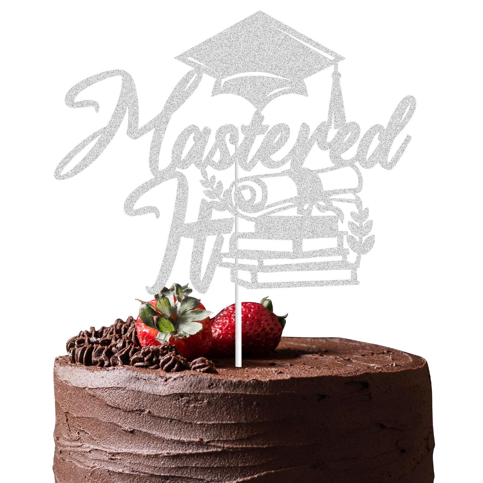 Mastered It CakeTRDN Topper,Congrats Grad Happy Master Degree Cake ...
