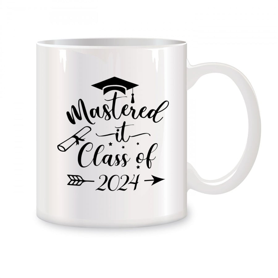 Mastered It Class Of 2024 Mugs For Masters College Graduation Birthday ...