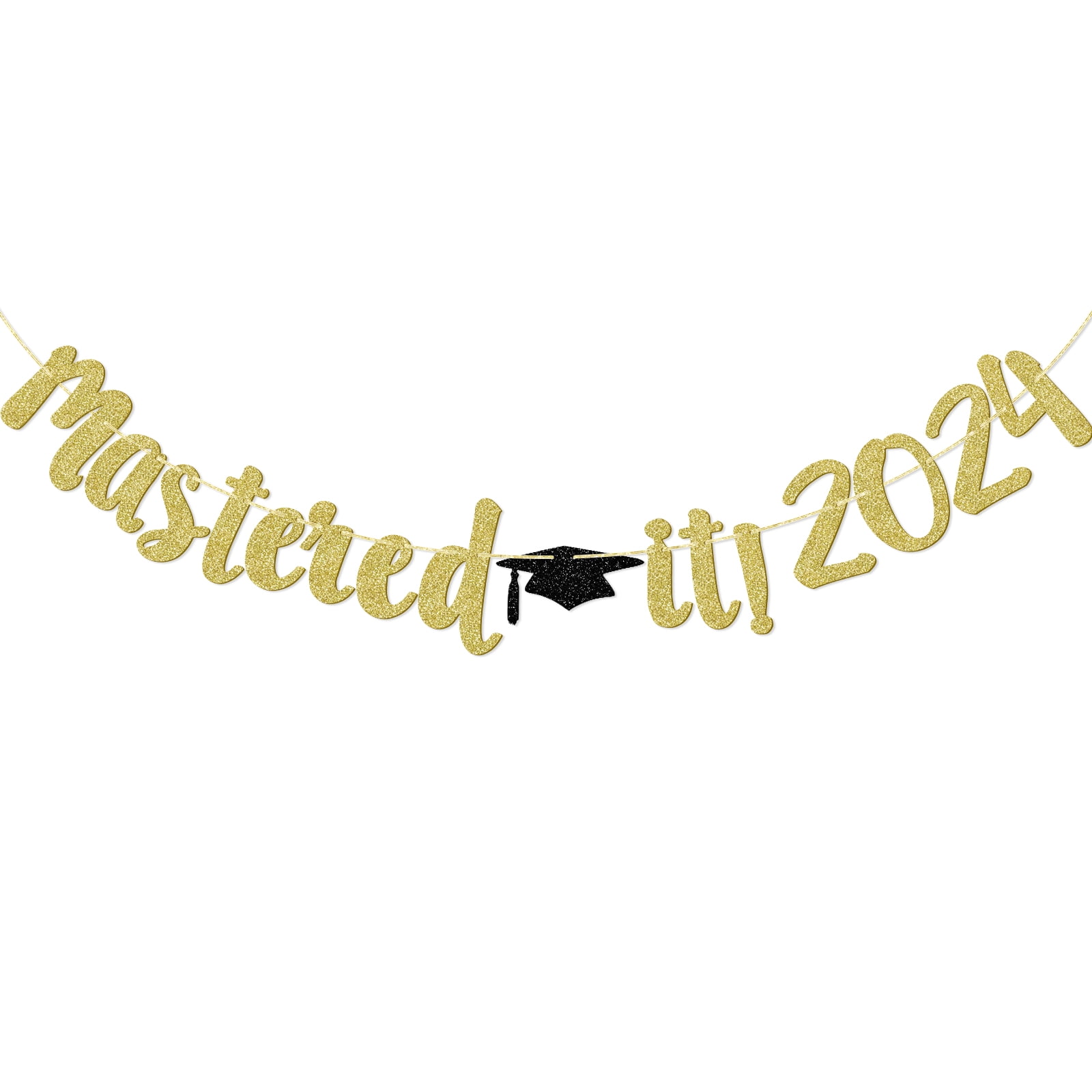 Mastered It 2024 Banner, Graduation Sign, Class of 2024 Congrats Grad ...