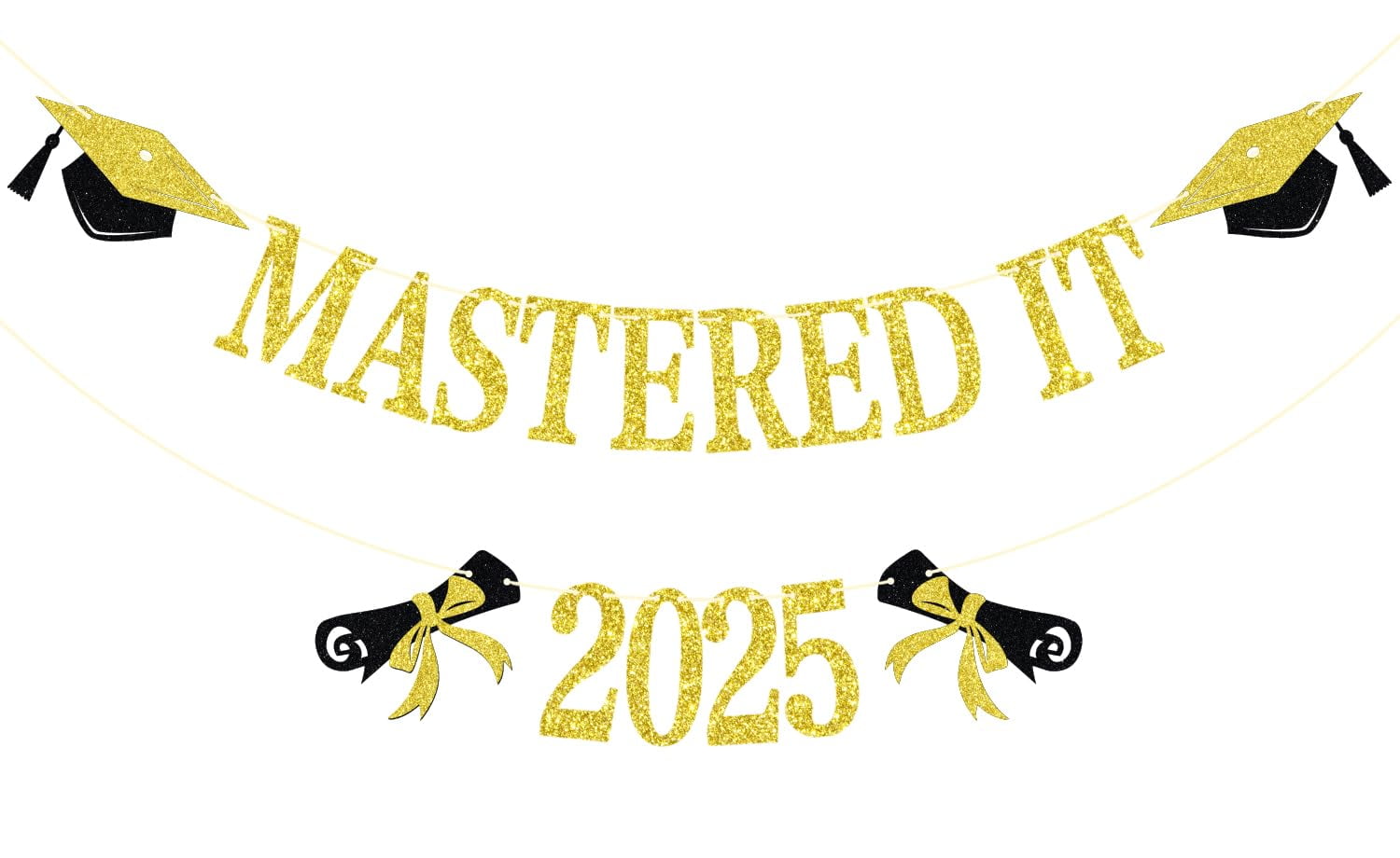 Mastered It 2025 Banner, Congrats Master, Happy Masters Degree, You Did ...