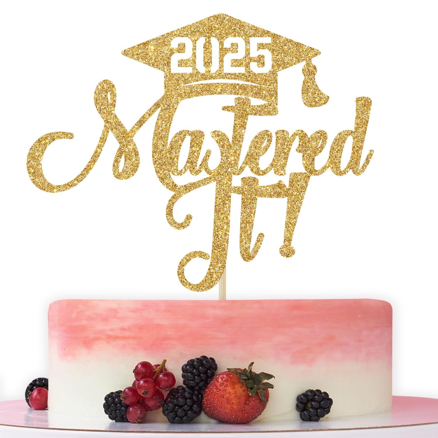 Mastered It 2025 FEV6 Cake Topper, Happy Masters Degree, Class of 2025 ...