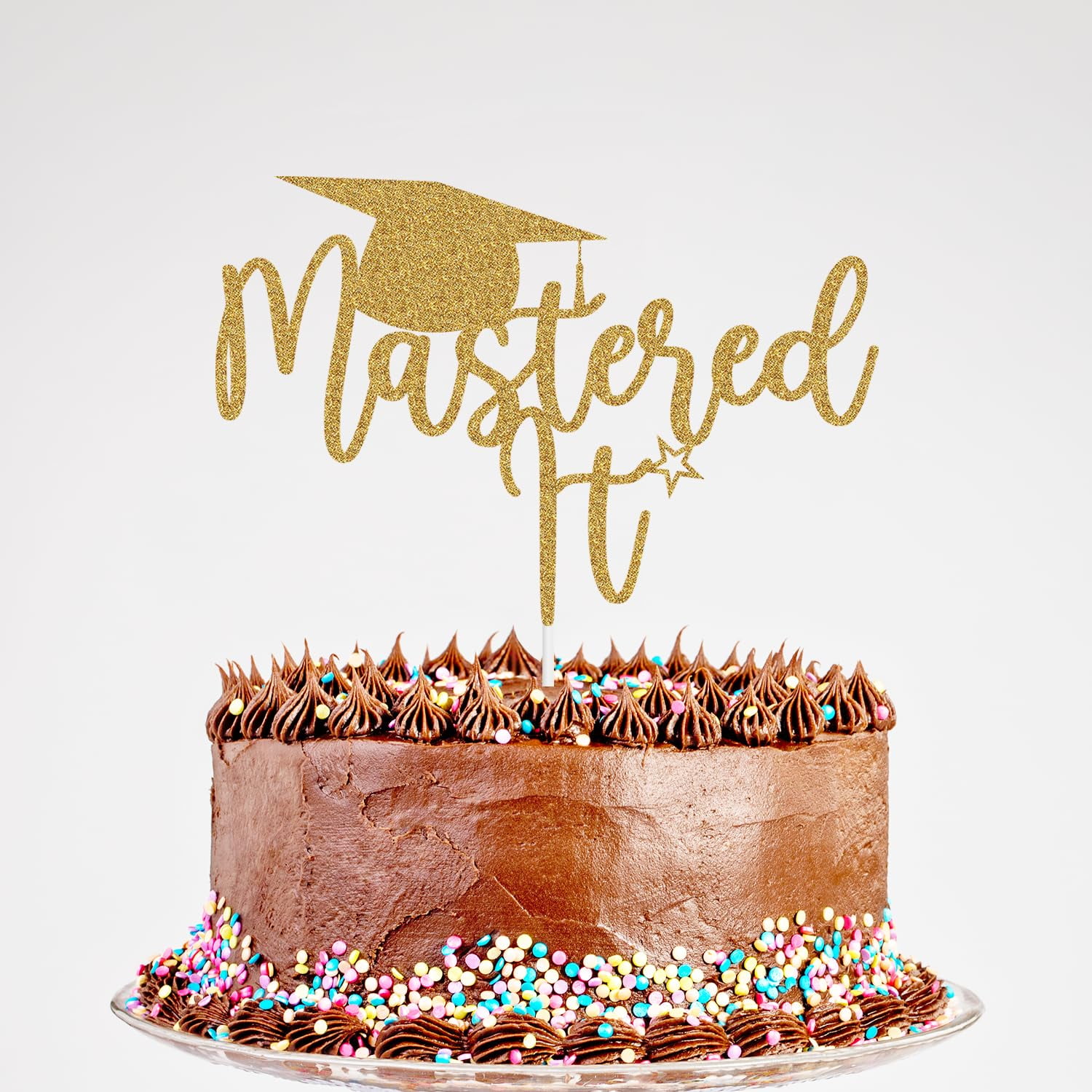 Mastered It Cake Topper, 2025 High RST1 School Graduation Cake Toppers ...