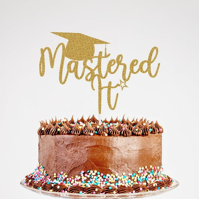 Mastered It CakeITSC Topper, 2025 High School Graduation Cake Toppers ...