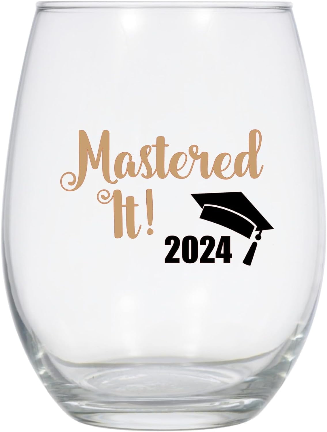 Mastered it 2024 Masters Graduation Wine Glass, Large 21 Oz, MBA ...