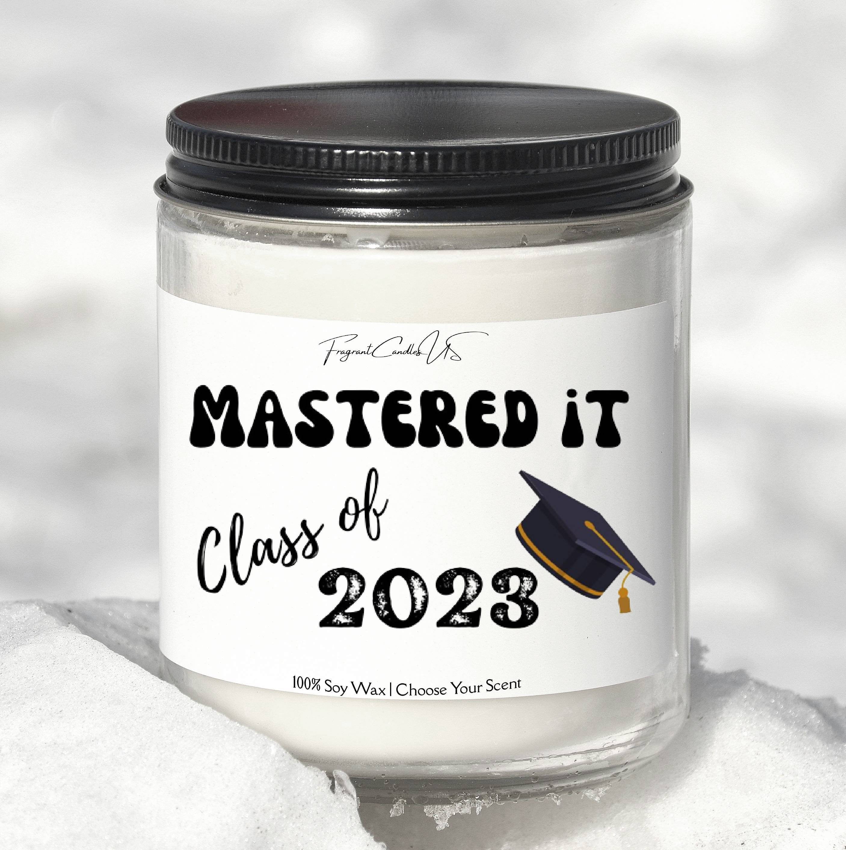 Mastered it, graduation gift for best friend, graduation candle ...