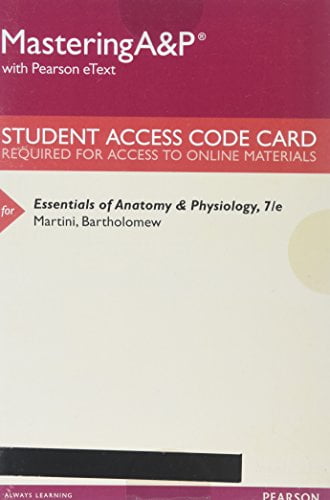 Pre-Owned Mastering A&p with Pearson Etext -- Standalone Access Card ... Pre-Owned Mastering A&p with Pearson Etext -- Standalone Access Card ...