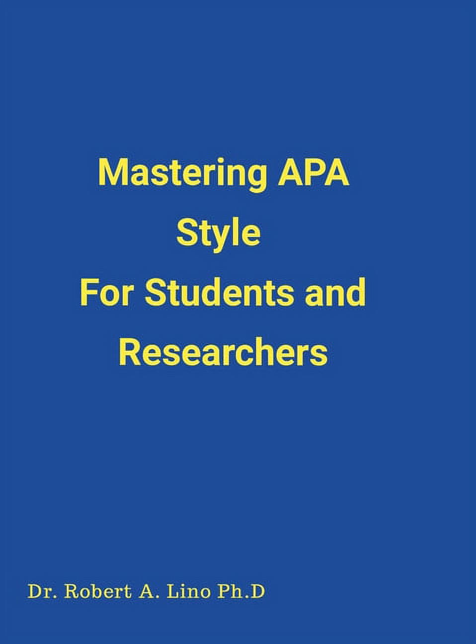 Mastering APA Style For Students and Researchers, (Hardcover) - Walmart.com