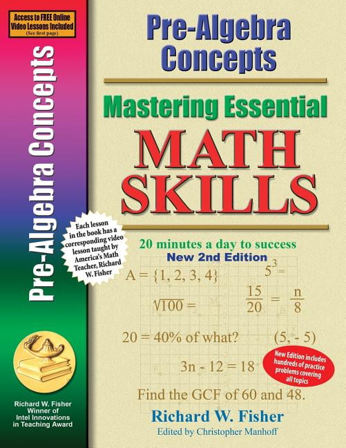 Mastering Essential Math Skills Pre-Algebra Concepts 2nd Edition ...