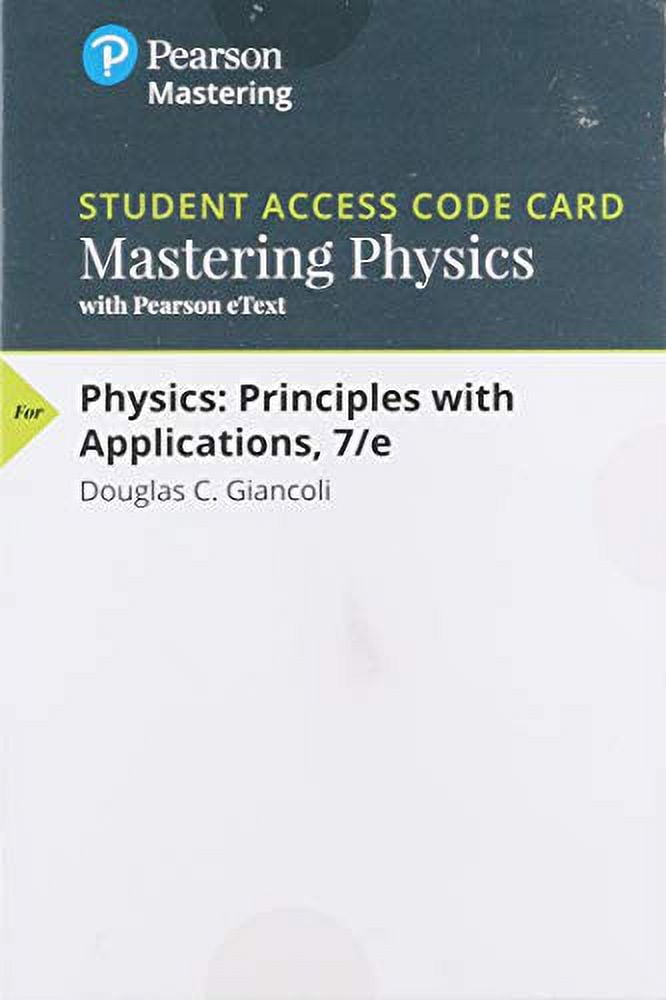 Pre-Owned Mastering Physics with Pearson eText -- ValuePack Access Card -- for Physics ...