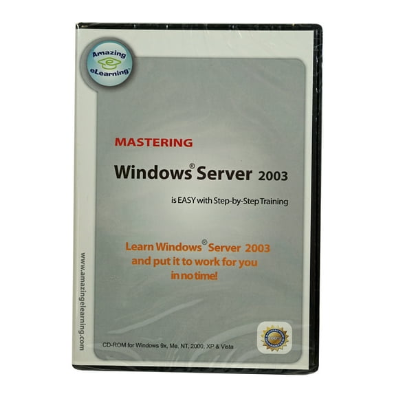 Mastering Windows Server 2003 Instructional Software - a must have simulation for beginners ...