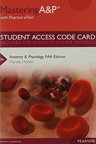 MasteringA&P with Pearson eText -- Standalone Access Card -- for Anatomy & Physiology (5th ...