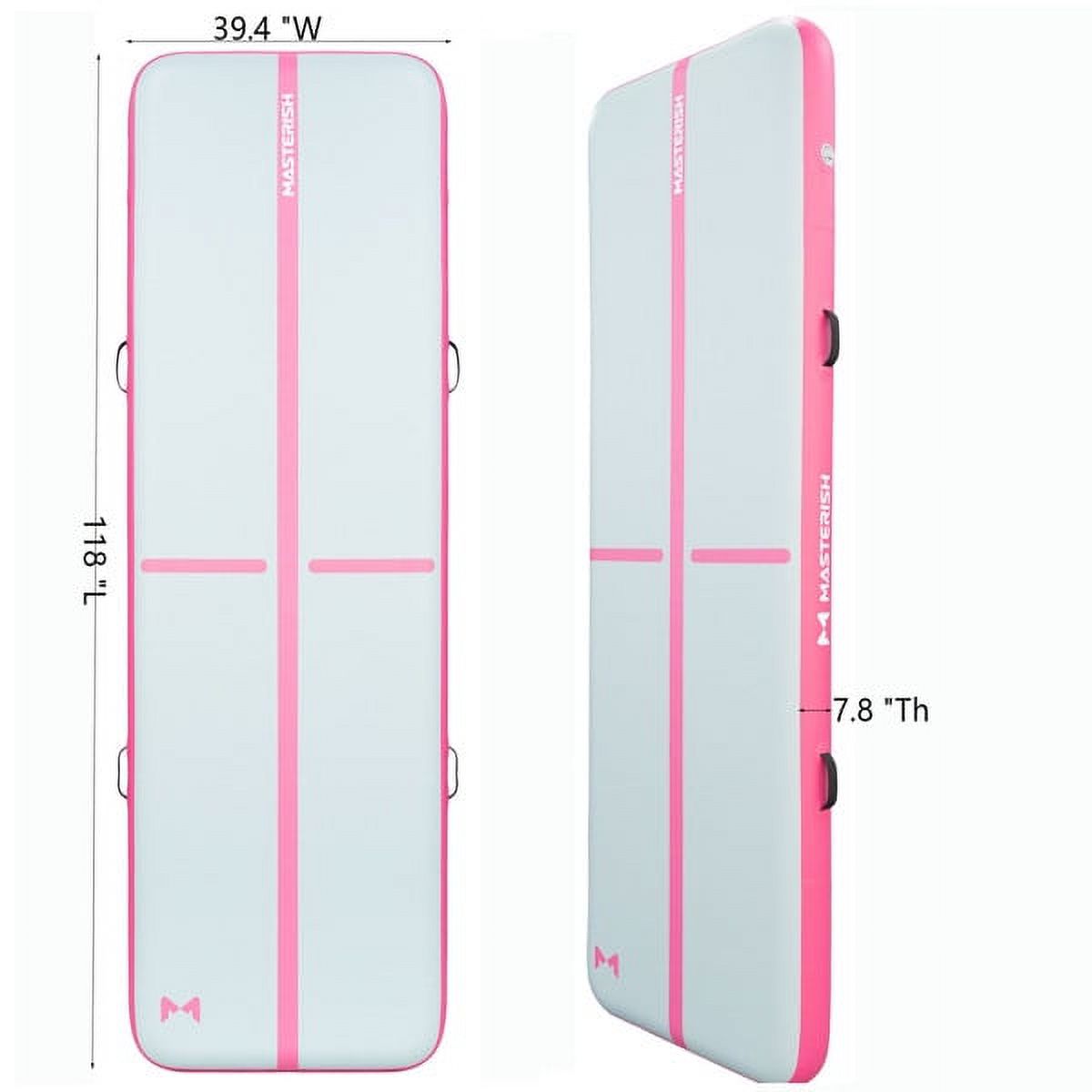 Masterish Children's Inflatable Gymnastics Mat Air Track Tumbling Mat ...