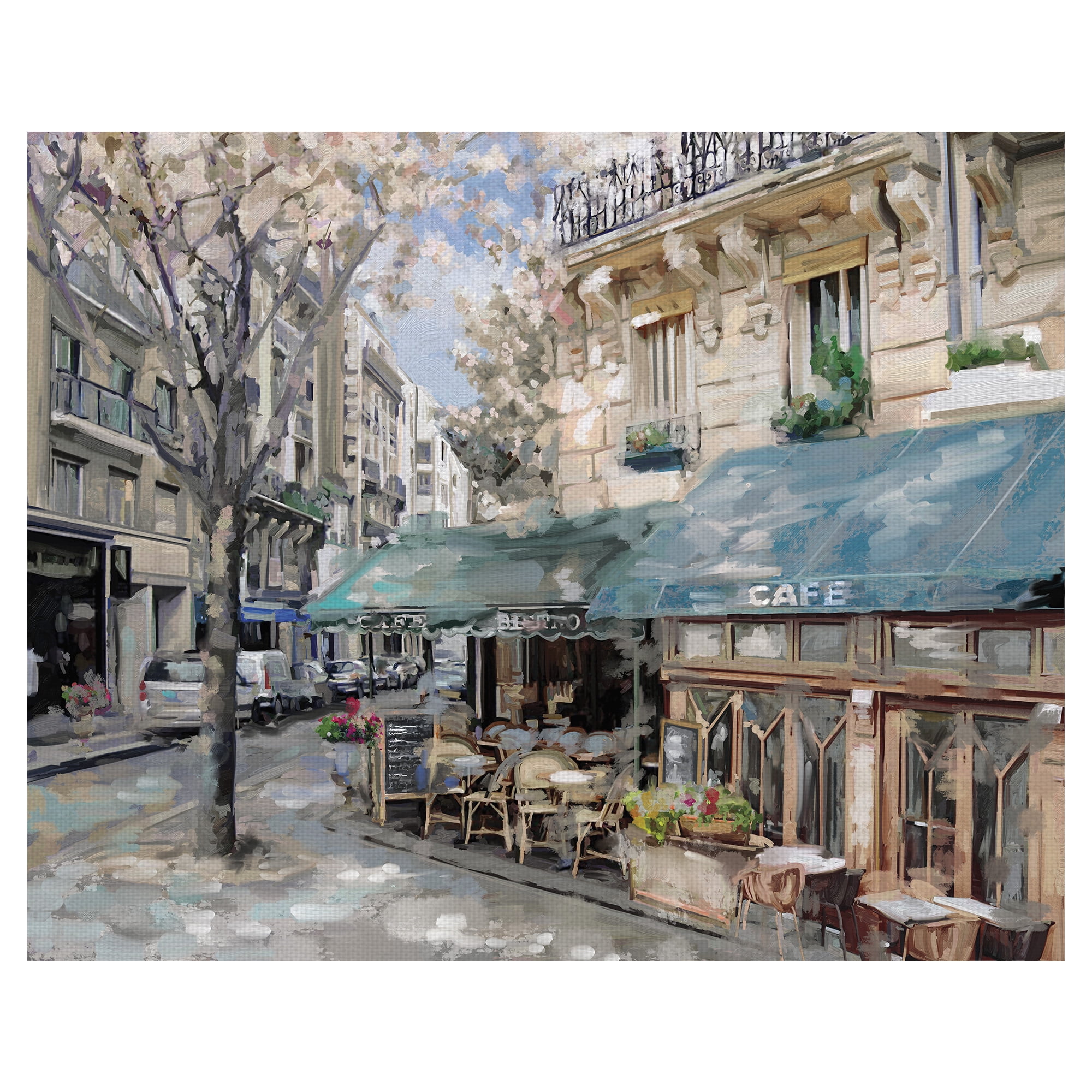 Masterpiece Art Gallery Bistro de Paris French Cafe I by Studio Arts ...