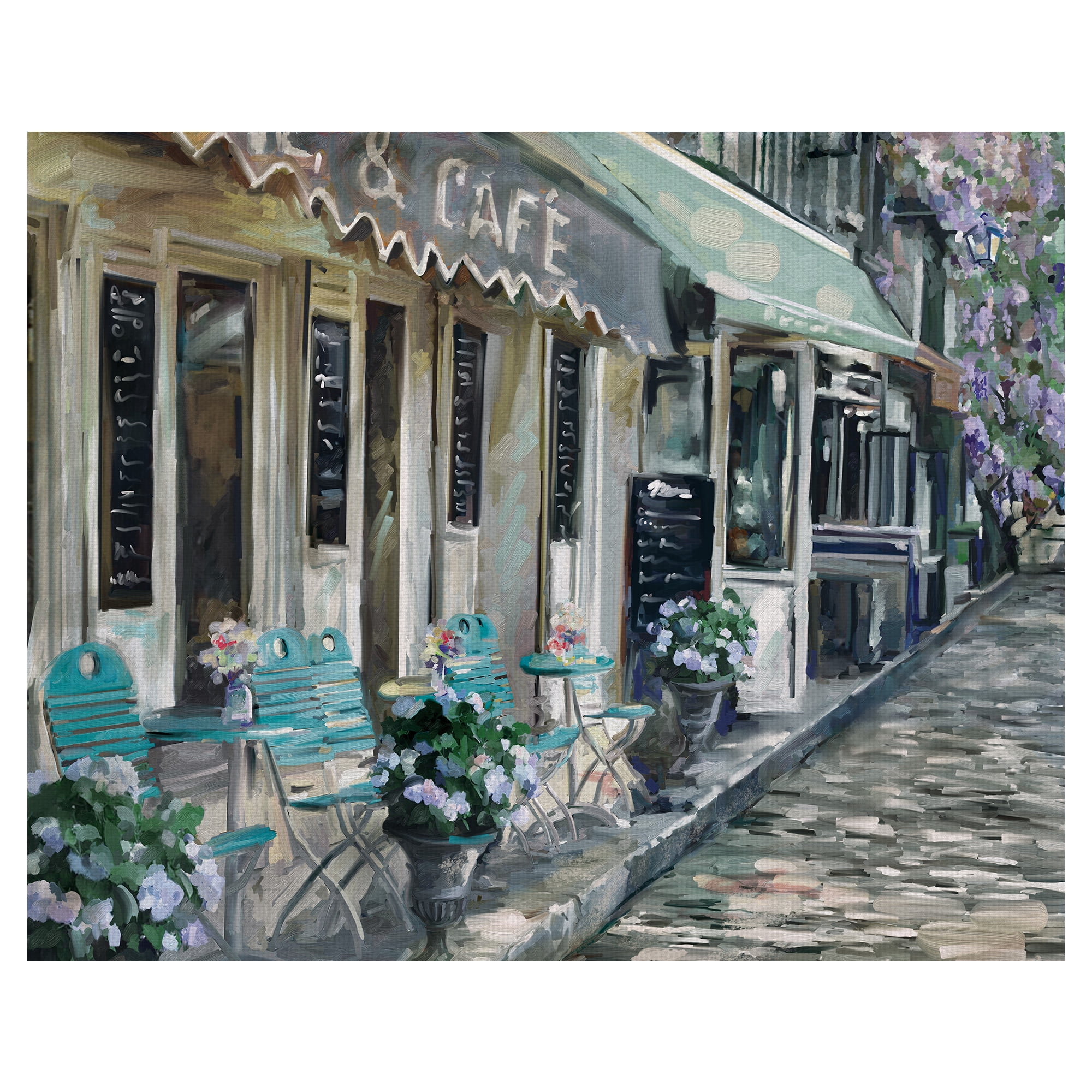 Masterpiece Art Gallery Bistro Canvas Art Print - 22 x 28 - Walmart.com