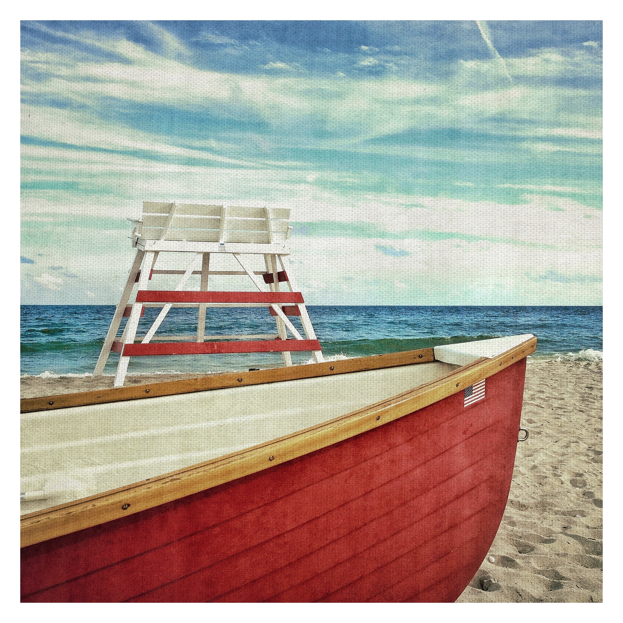 Free Shipping! Masterpiece Art Gallery Lifeguard Off Duty Coastal ...