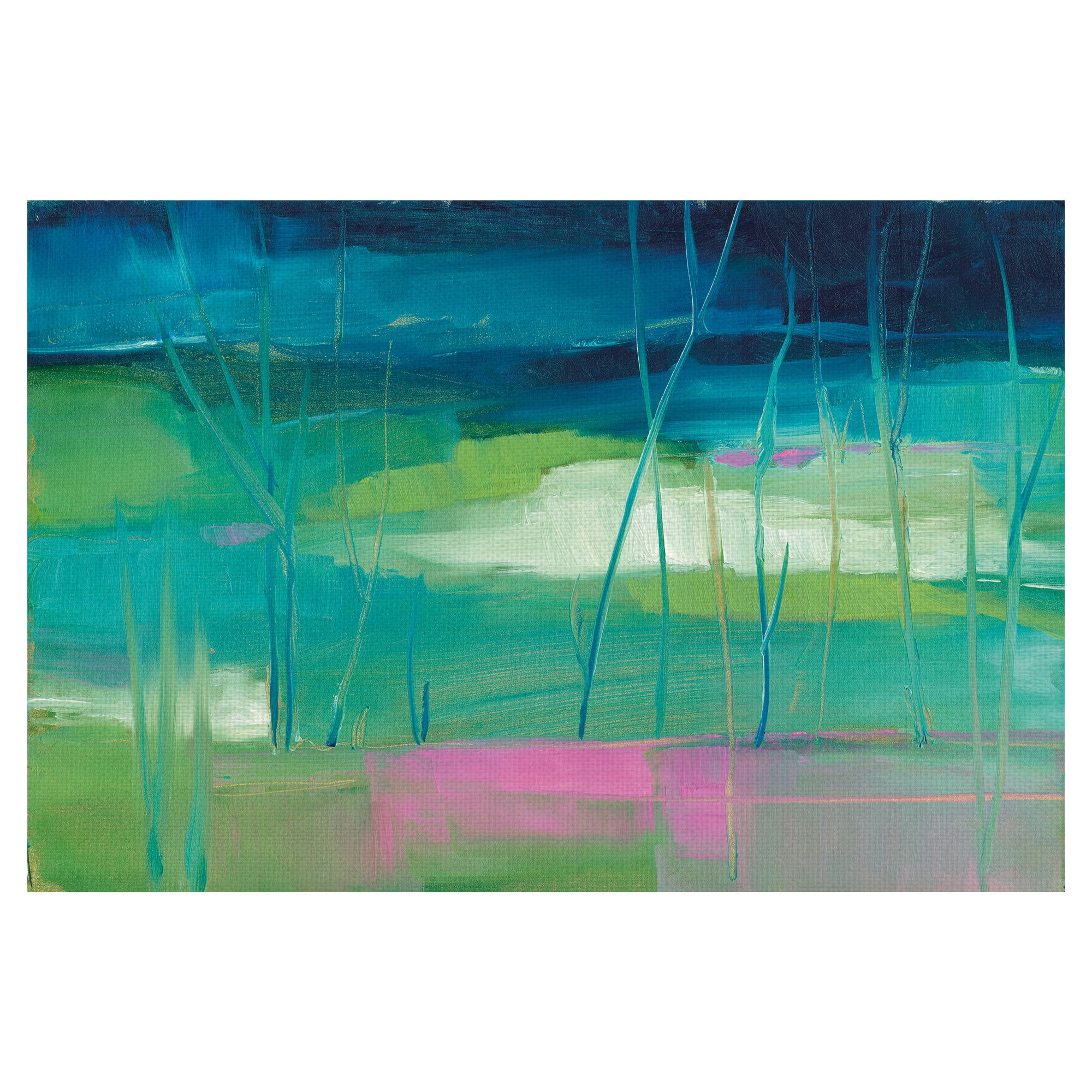 Masterpiece Art Gallery Lily Pond By Michelle Abrams Canvas Art Print ...