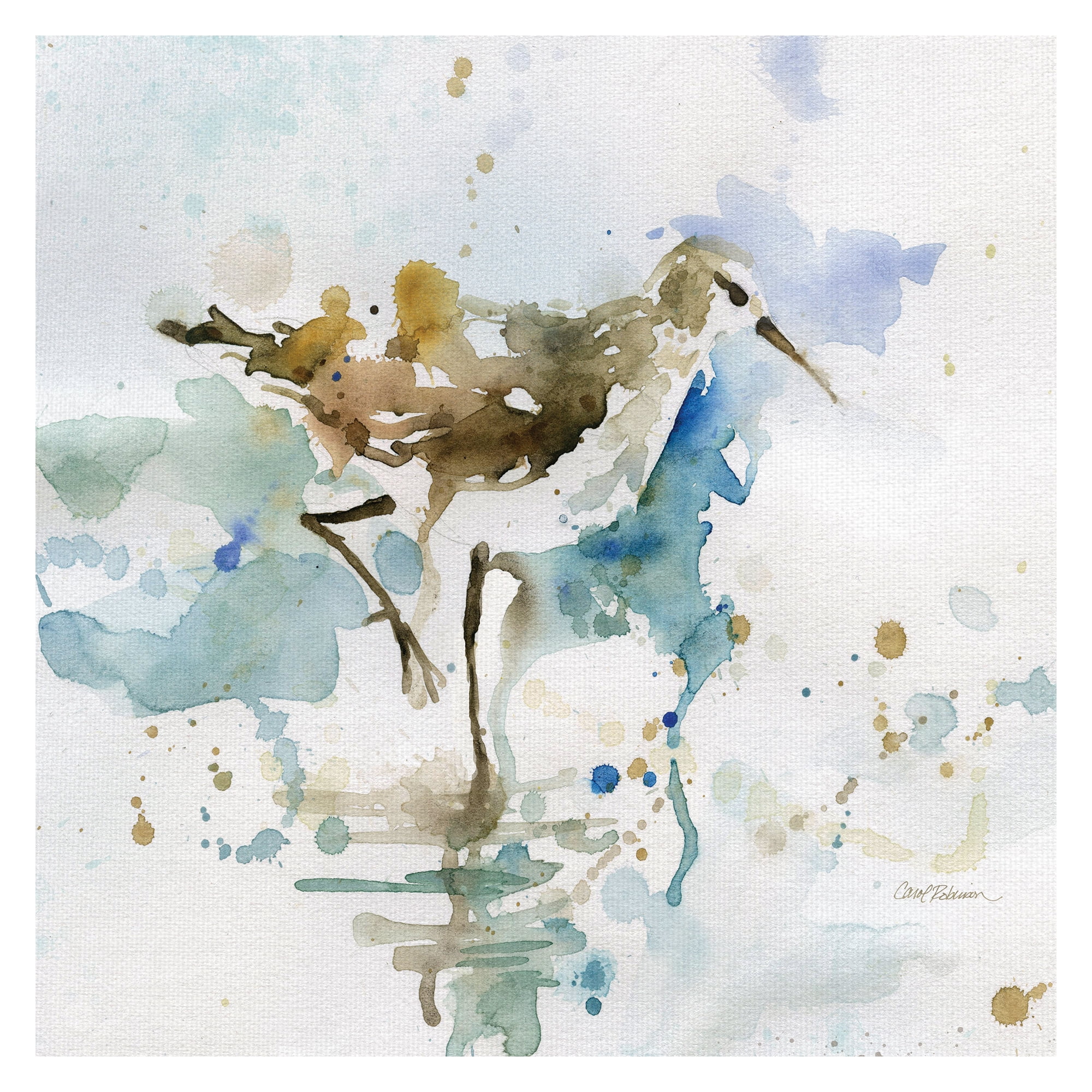 Masterpiece Art Gallery Malibu Sand Piper Bird By Carol Robinson Canvas ...