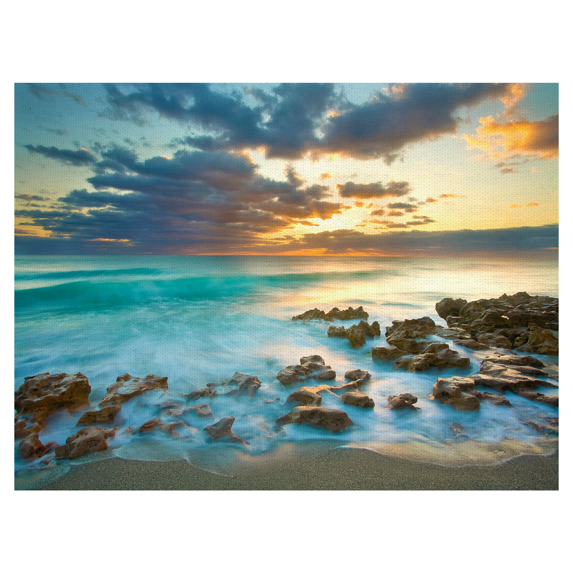 Masterpiece Art Gallery Ocean Sunrise By Patrick Zephyr Canvas Art ...