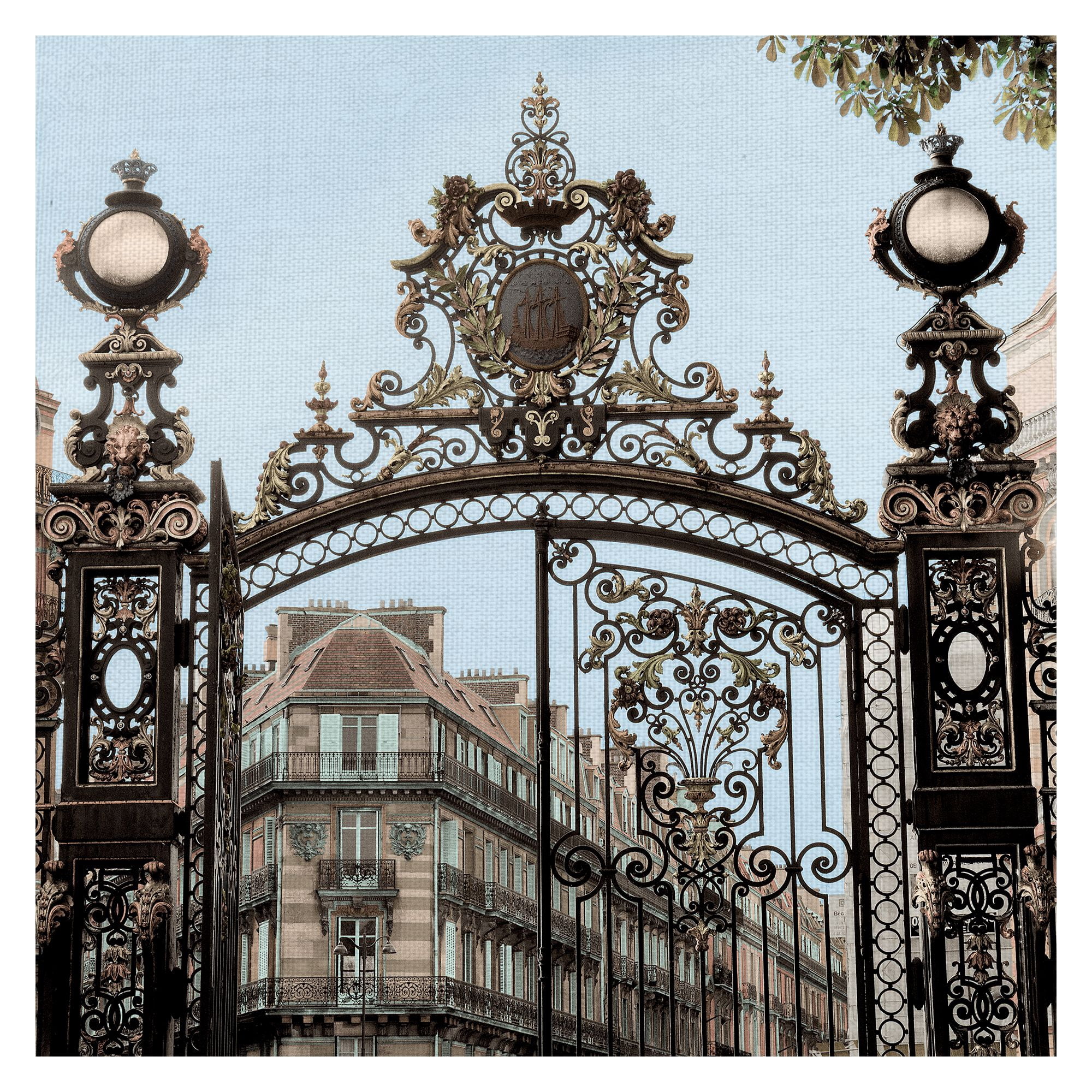 Masterpiece Art Gallery Paris Gates #2 by Alan Blaustein Canvas Art ...