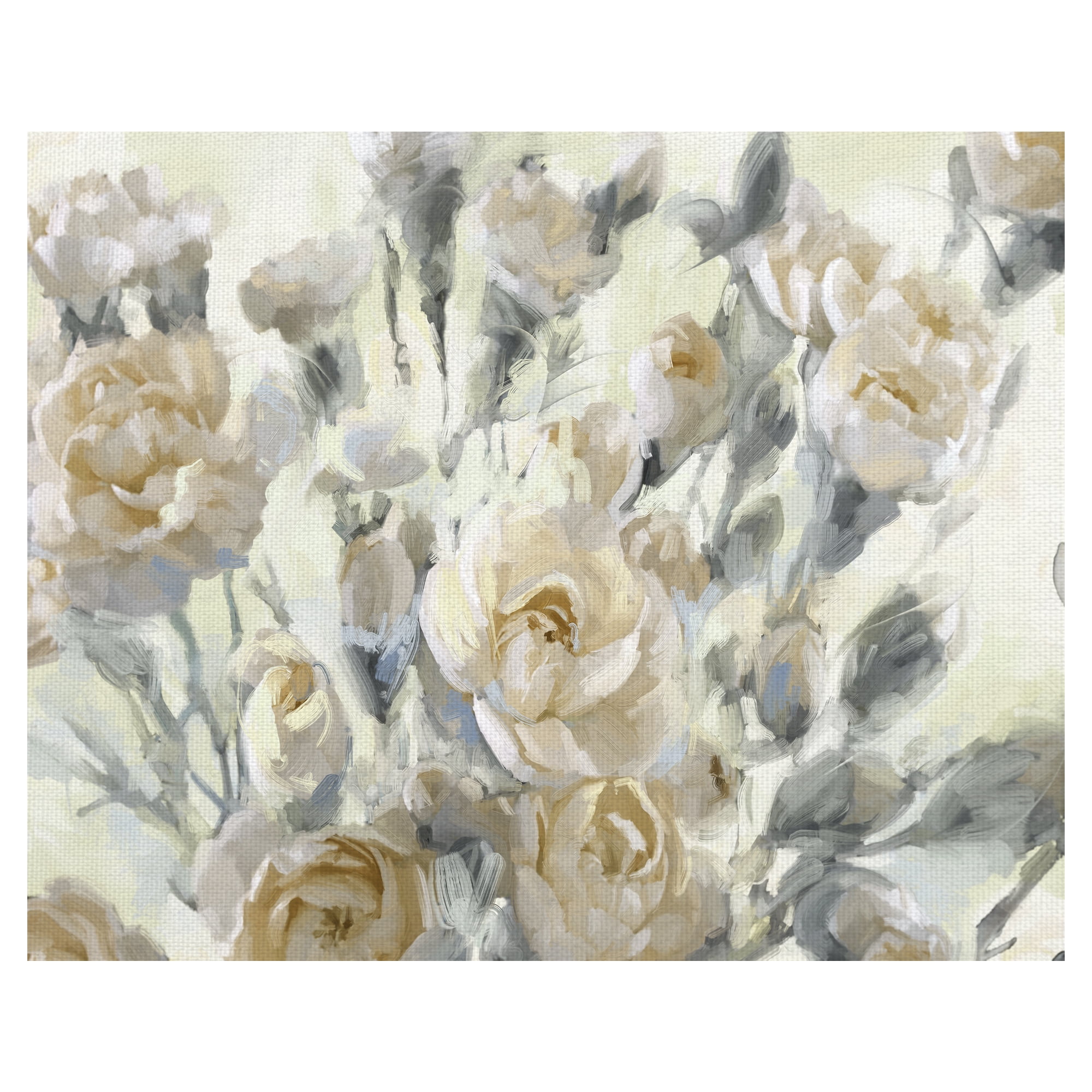 Masterpiece Art Gallery Rose Garden Golds By Studio Arts Canvas Art ...