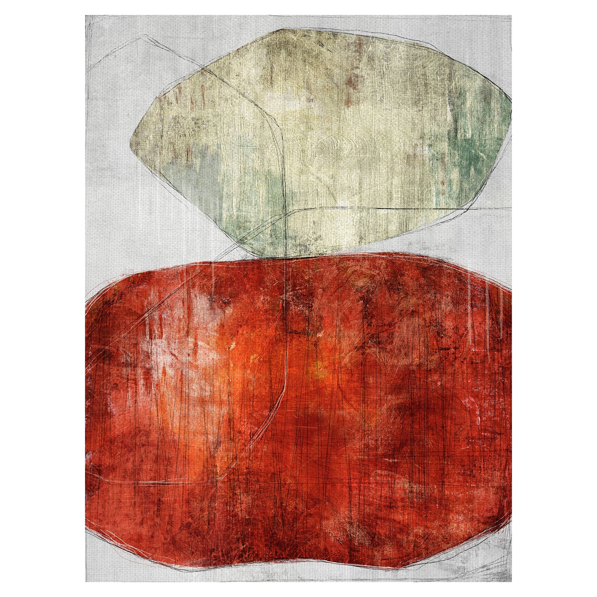 Masterpiece Art Gallery Strident Abstract Shapes By Belle Maison Canvas ...