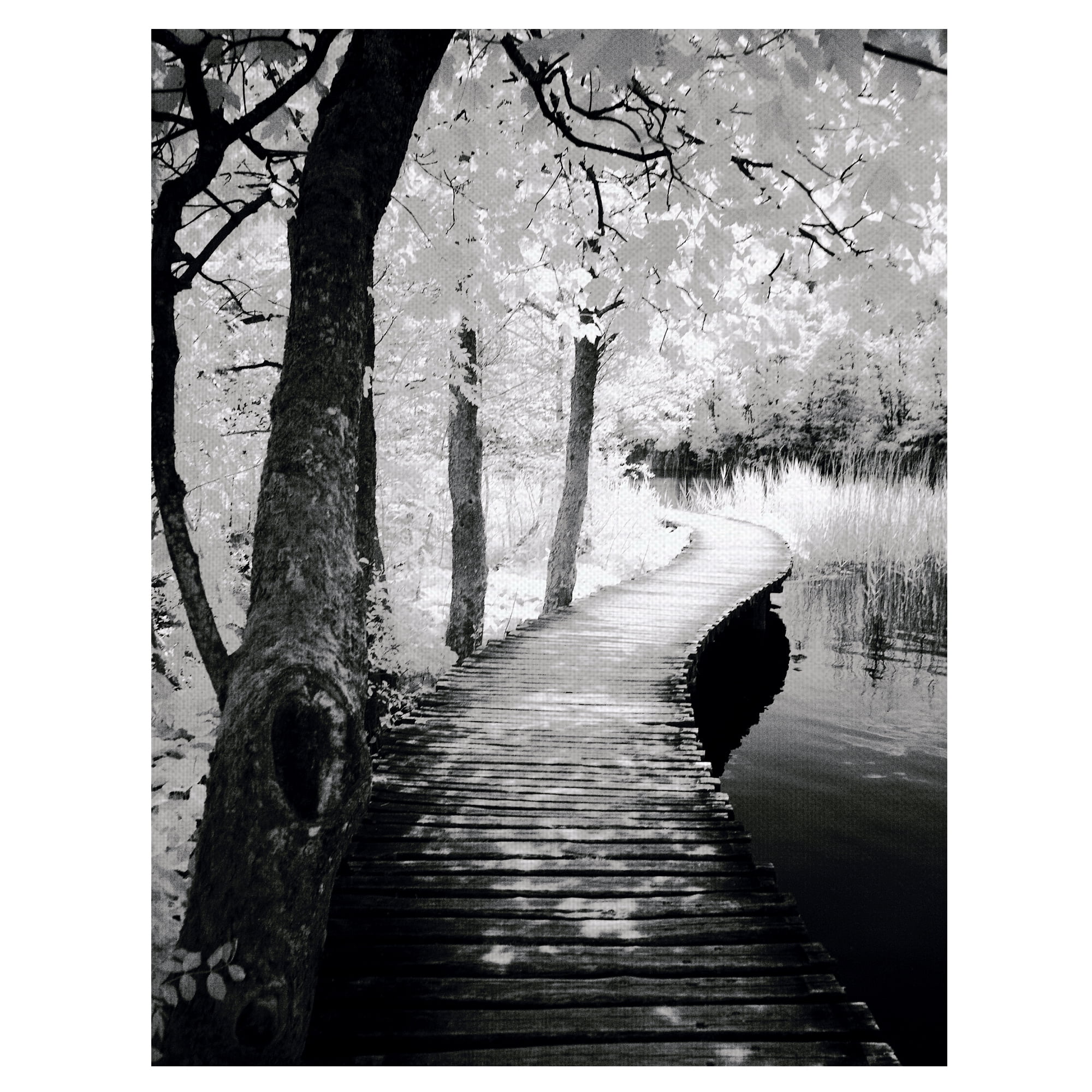 Masterpiece Art Gallery Take A Walk Lakeside By Ilona Wellmann Canvas ...