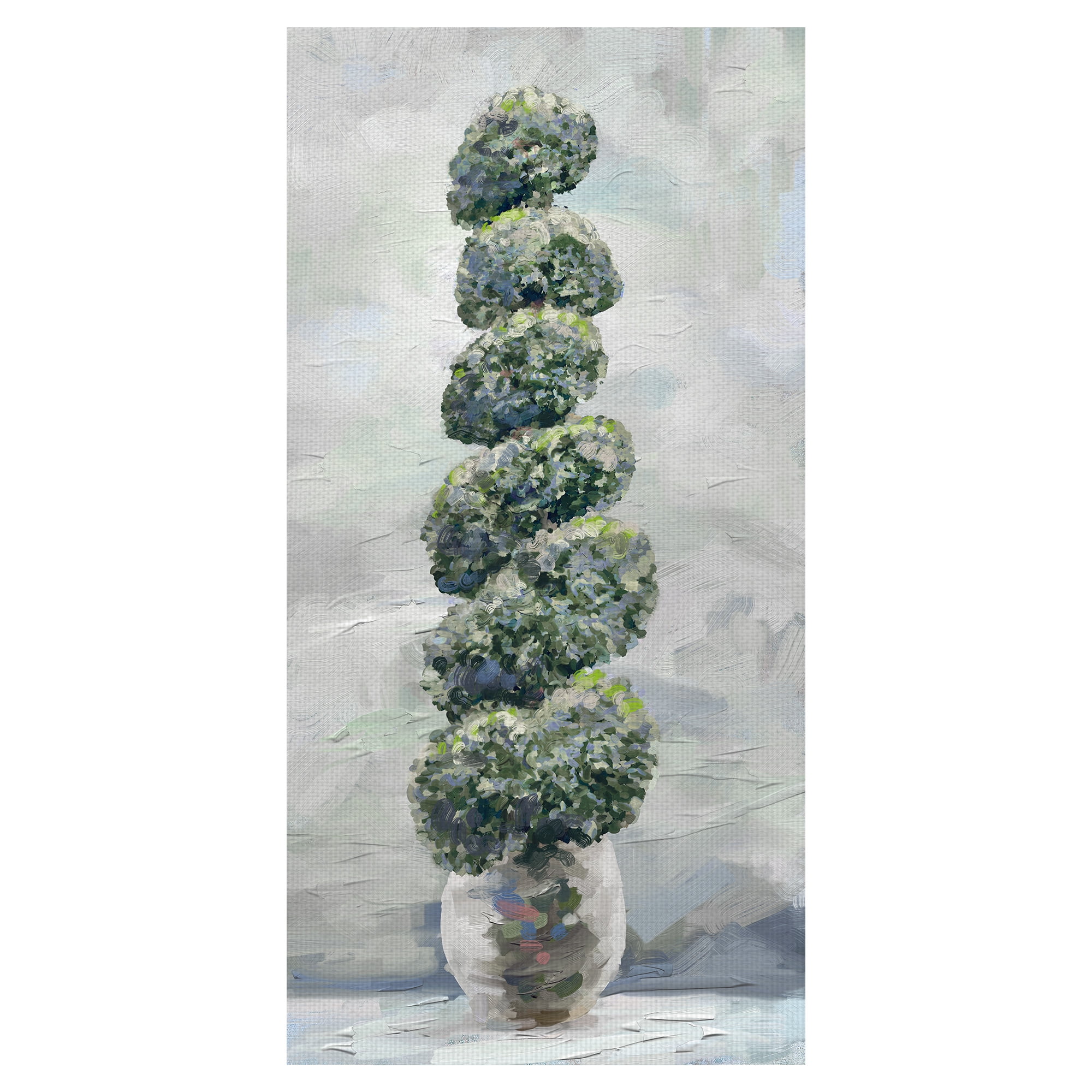 Masterpiece Art Gallery Topiary II Shrub by Studio Arts Canvas Art ...