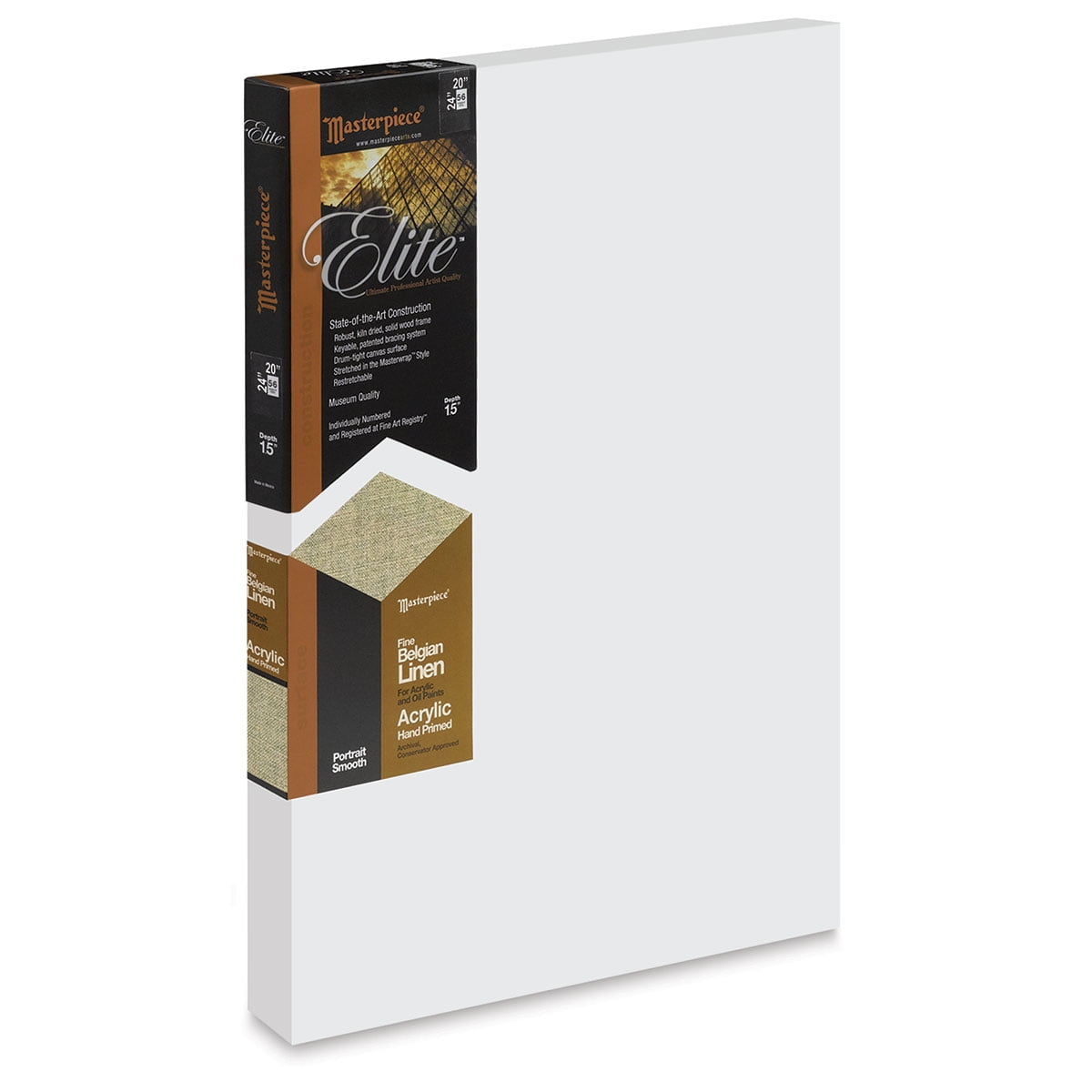Masterpiece Elite Portrait Smooth Canvas - 20" x 24, Acrylic Primed ...