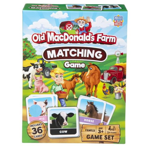Masterpiece Puzzle Old MacDonald's Farm Matching Game - Walmart.com