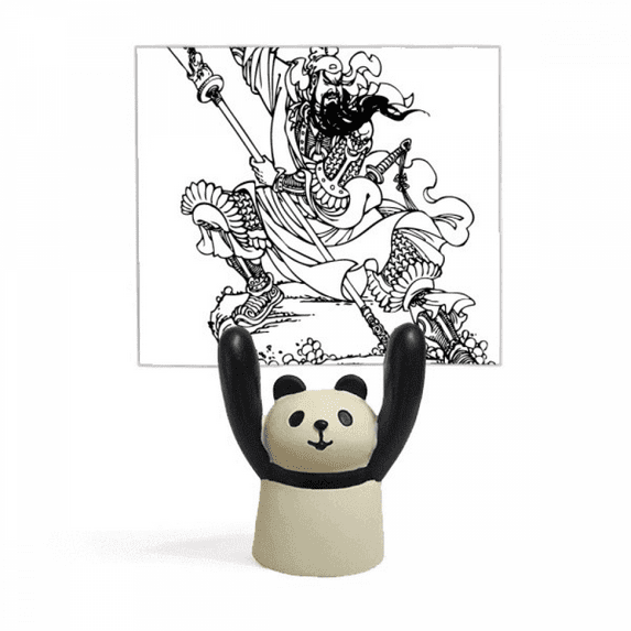 Masterpiece Romance Three Kingdoms China Memo Holder Cartoon Animal Panda Stand Decoration ...