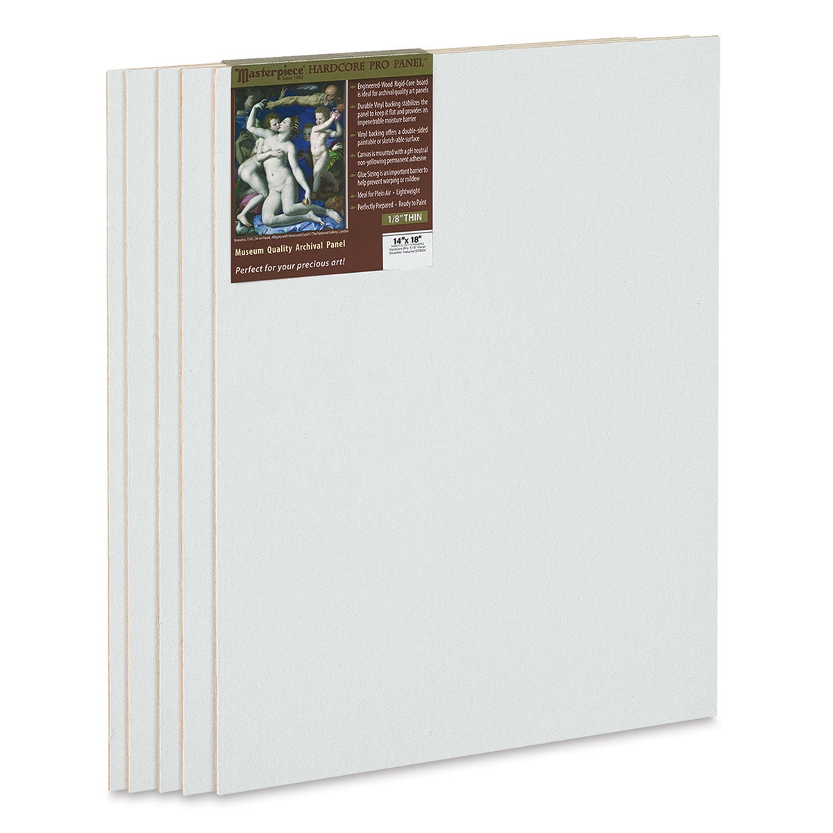 Masterpiece Sausalito Hardcore Pro Canvas Panel Pack - 14" x 18", Pkg ...