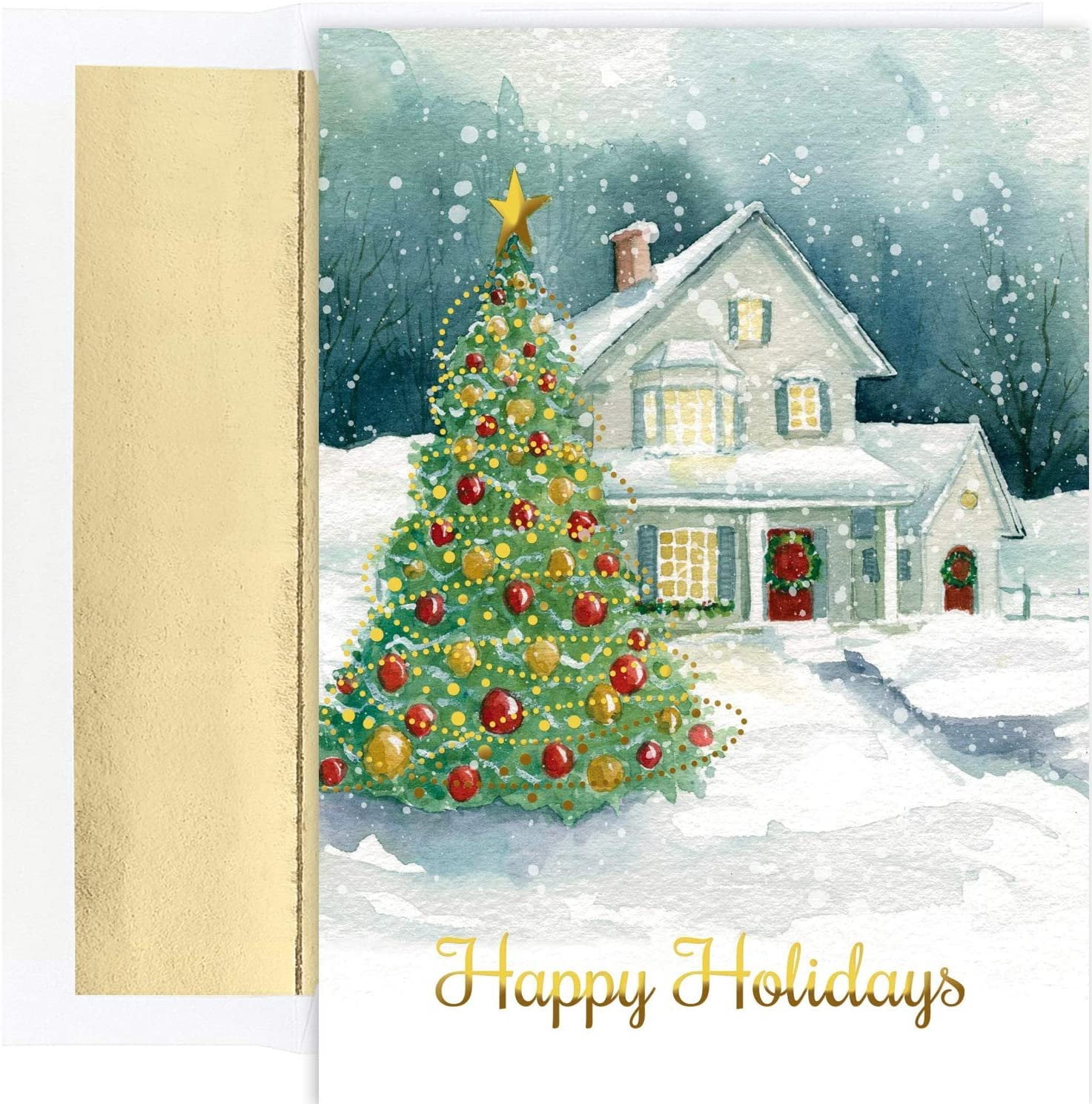 Masterpiece Studios Holiday Collection 16-Count Boxed Christmas Cards ...