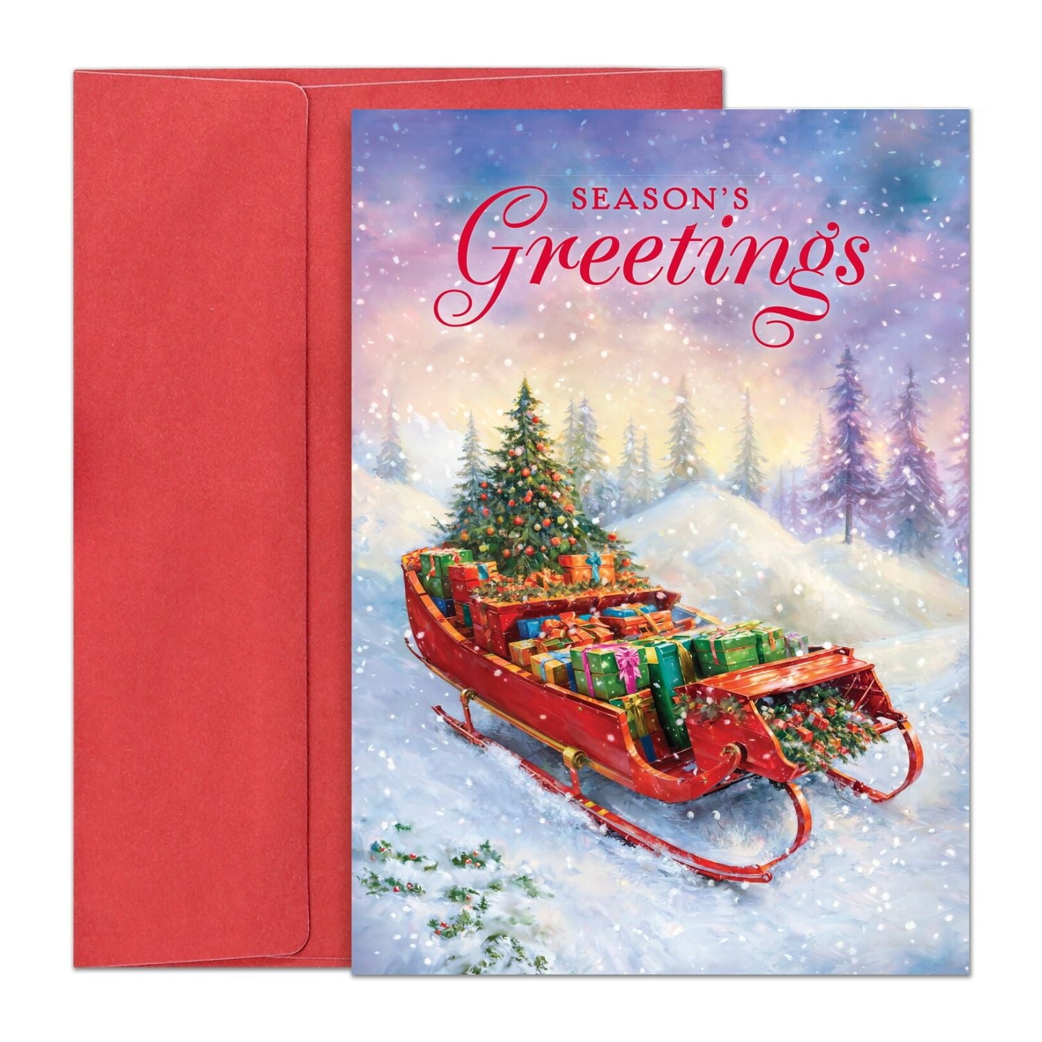 Masterpiece Studios Holiday Collection 16-Count Boxed Christmas Cards with Envelopes, 5.6" x 7.8 ...