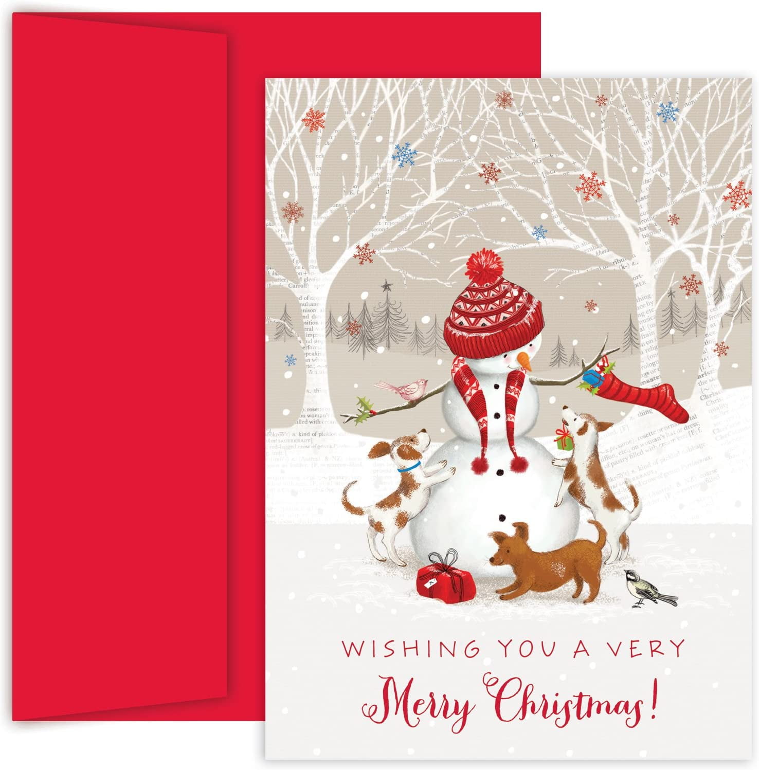 Masterpiece Studios Holiday Collection 16-Count Boxed Christmas Cards with Envelopes, 7.8" x 5.6 ...