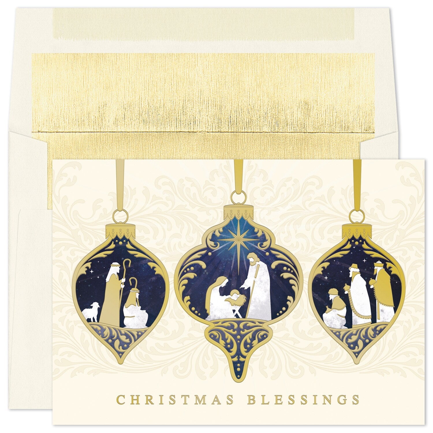 Masterpiece Studios Christmas Cards, 16-Count Box, Nativity Blessings ...