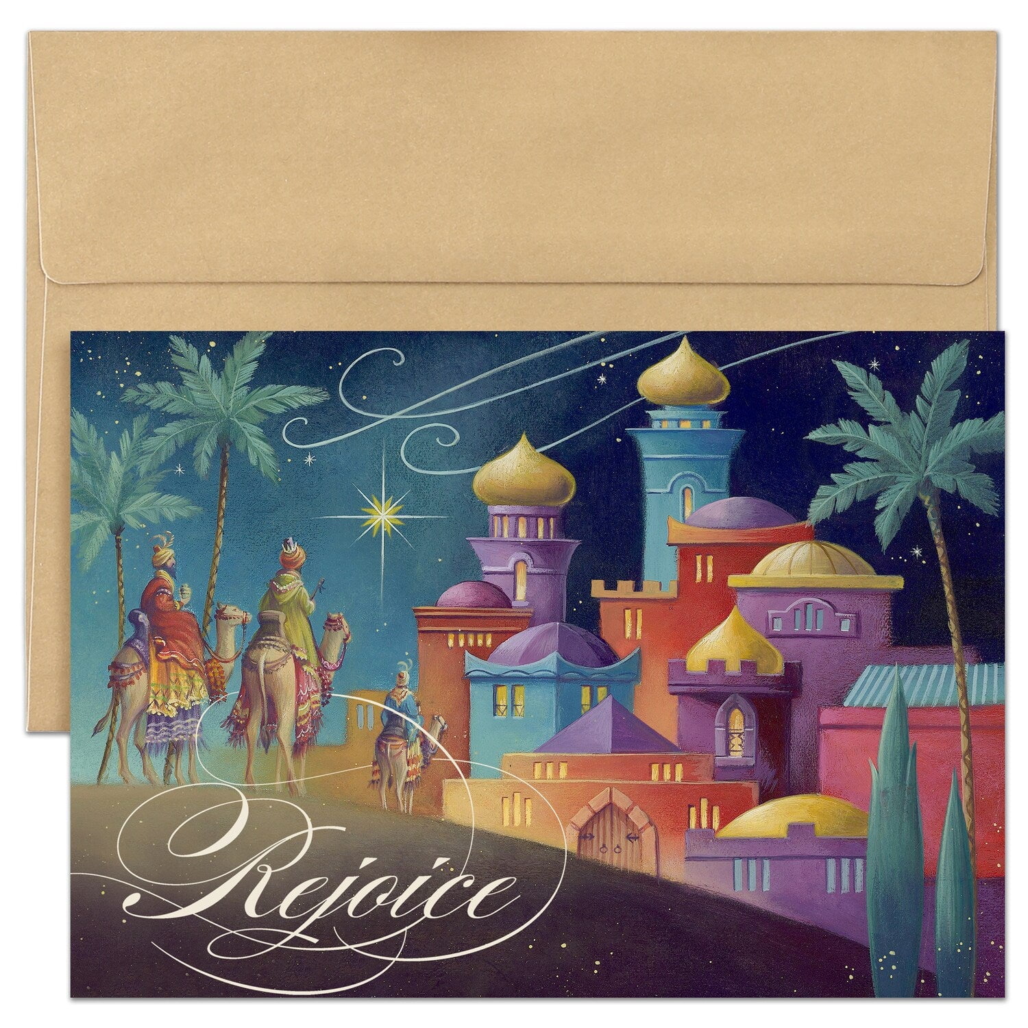 Masterpiece Studios Holiday Christmas Cards, Bethlehem Rejoice Design ...