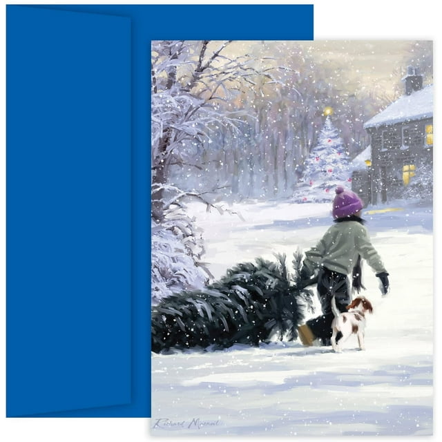 Masterpiece Studios Hollyville 16-Count Boxed Christmas Cards ...