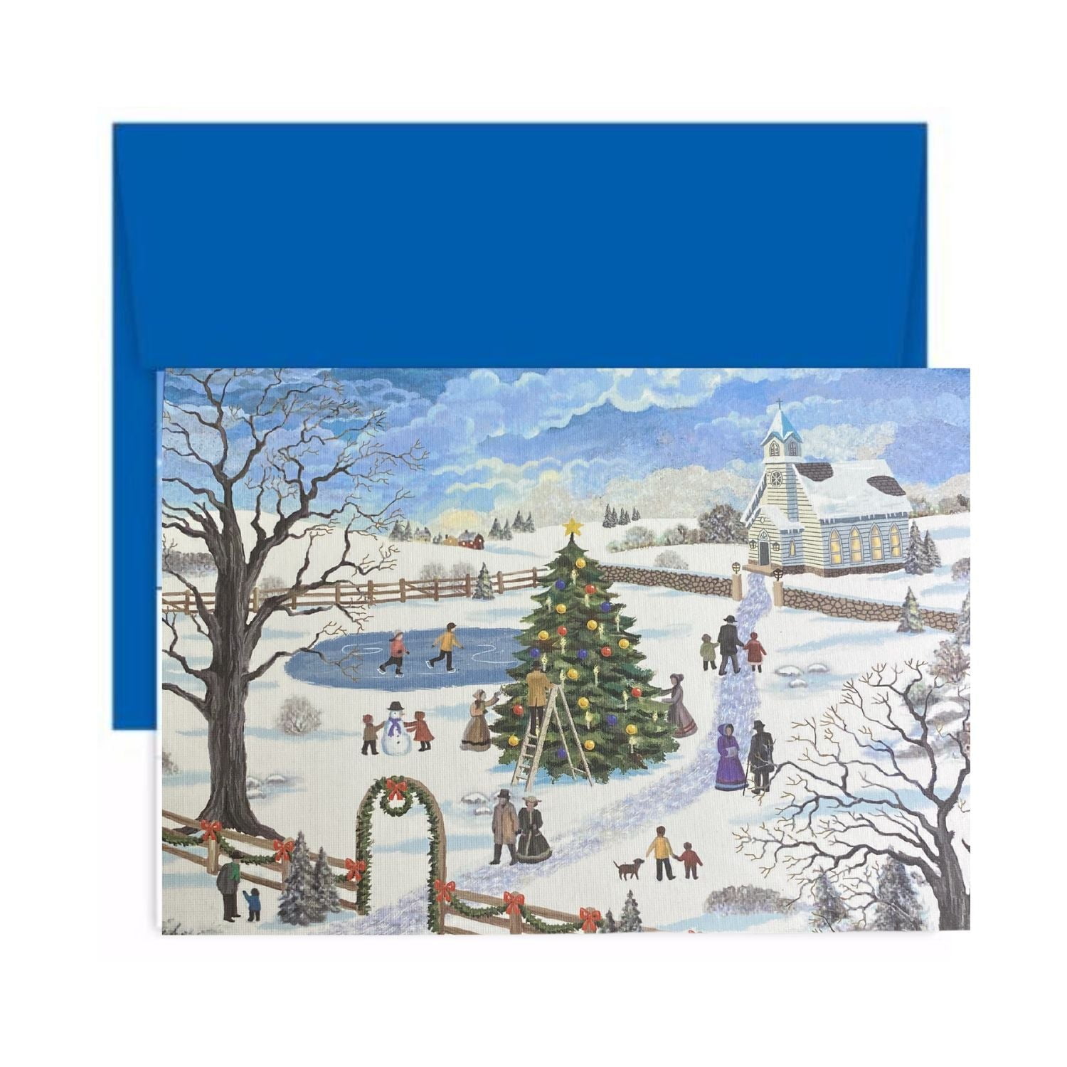 Masterpiece Studios Hollyville Collection 18-count Holiday Cards and ...