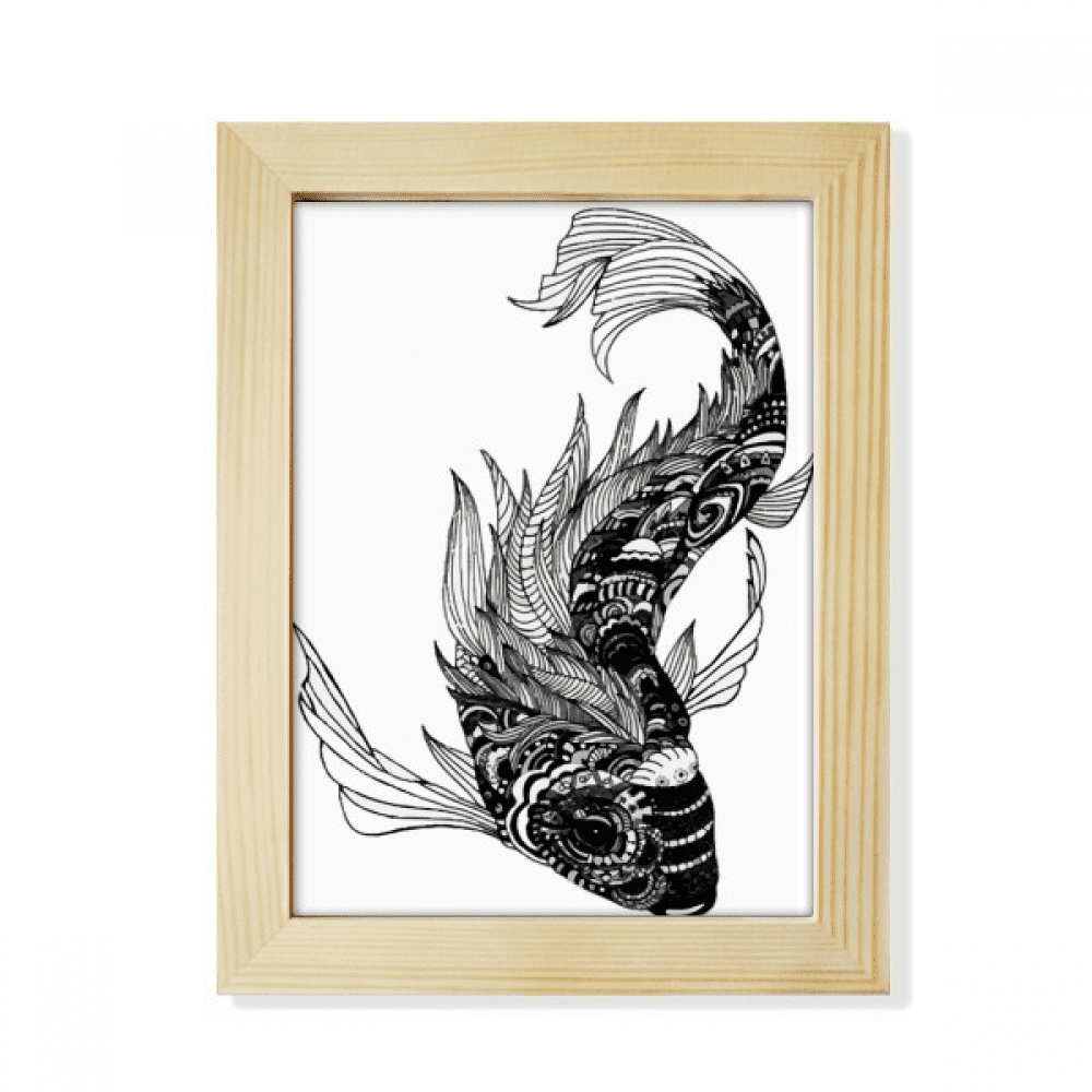 Masterpiece the Classic of Mountains Drawing Desktop Adorn Photo Frame ...